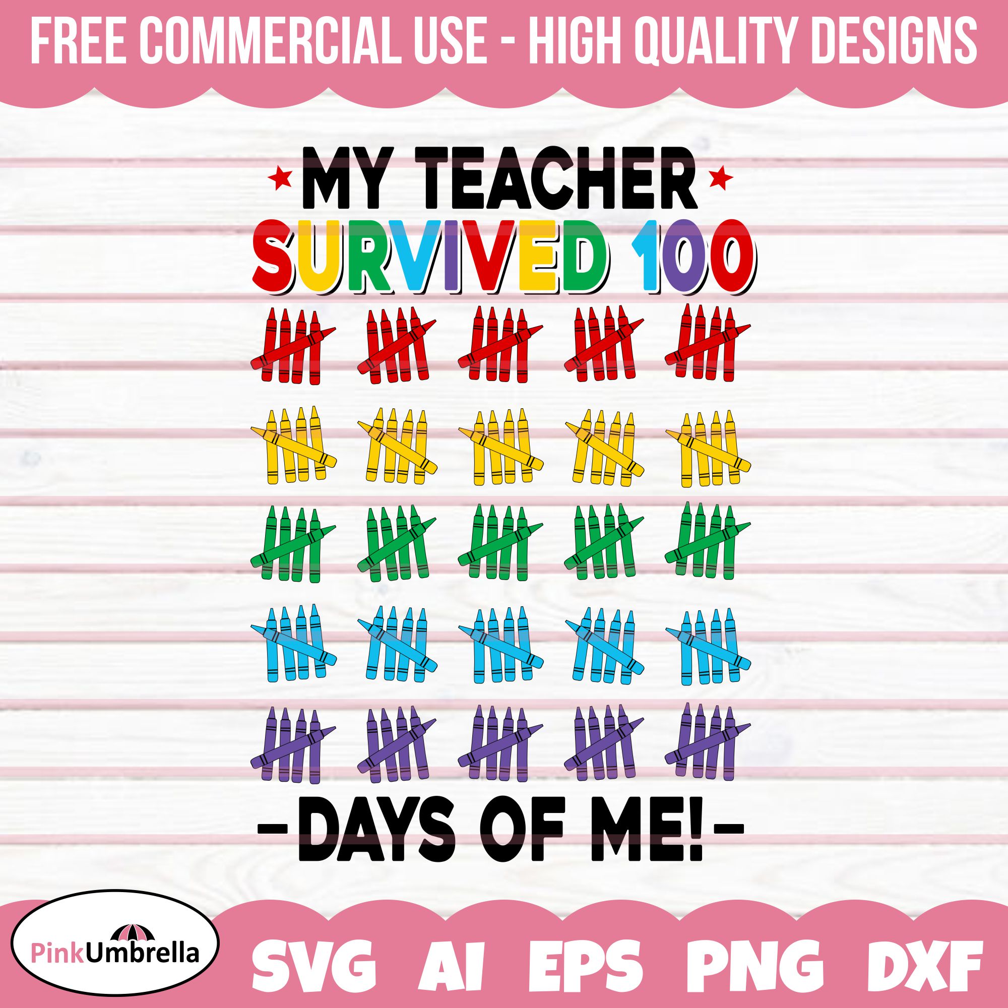 My Teacher Survived 100 Days Of Me SVG, 100 Days Of School S | Inspire ...