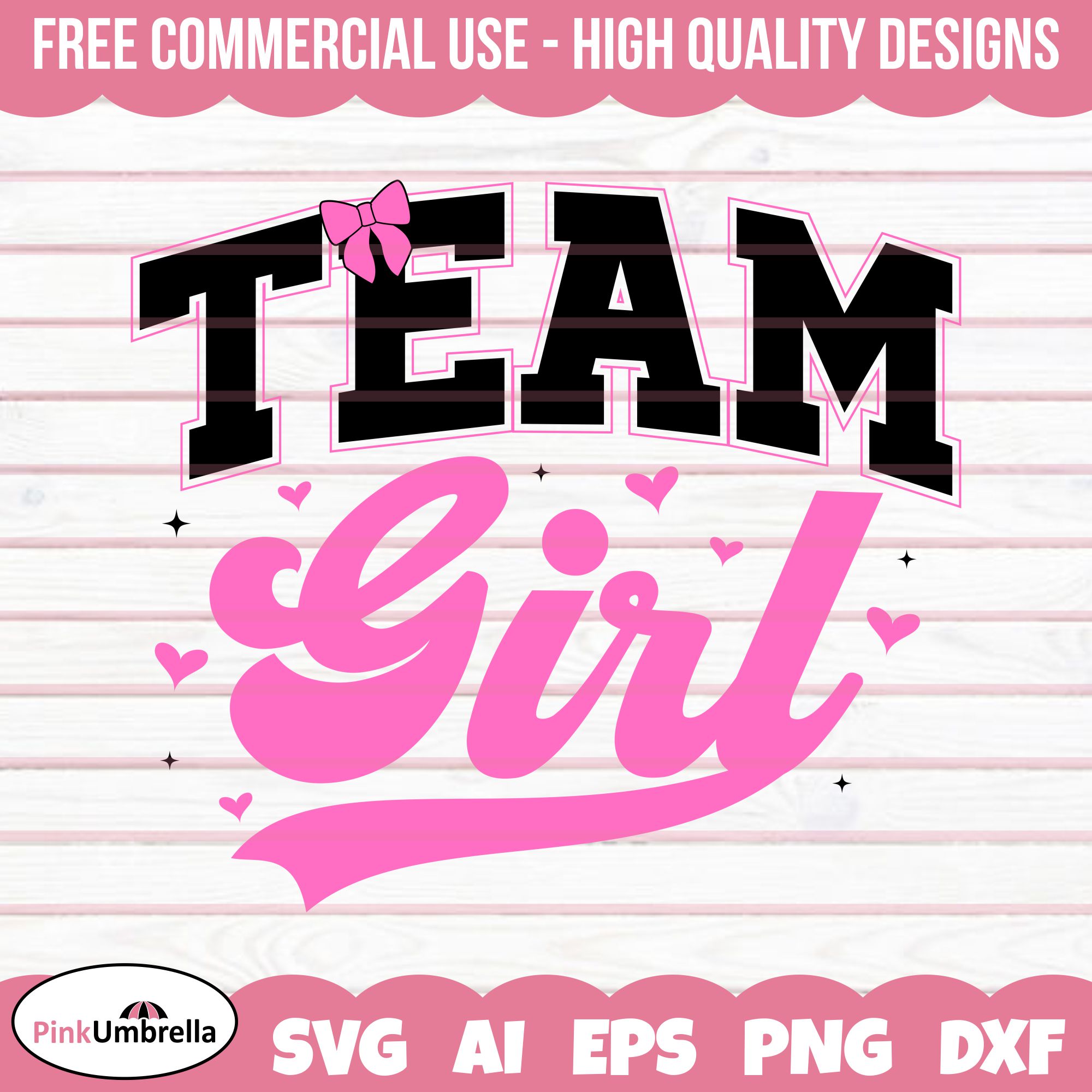 Team Girl Svg, Gender Reveal Svg Png, Gender Svg, Baby Svg, - Inspire ...