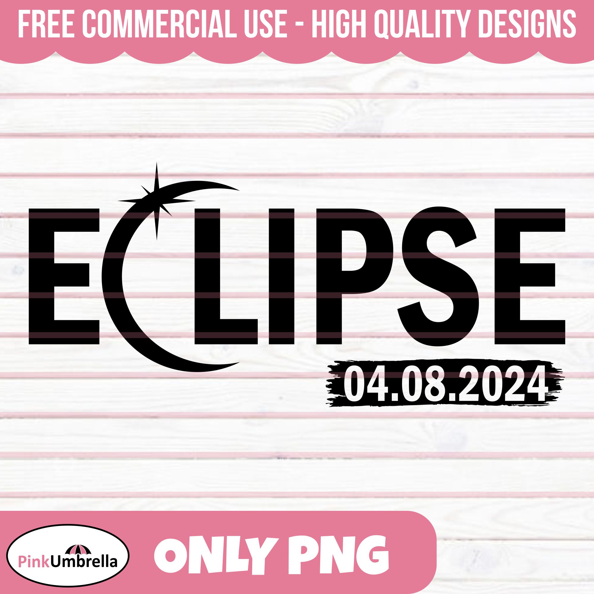 Total Solar Eclipse 2024 Png, April 8th 2024 Png, Eclipse Ev | Inspire ...