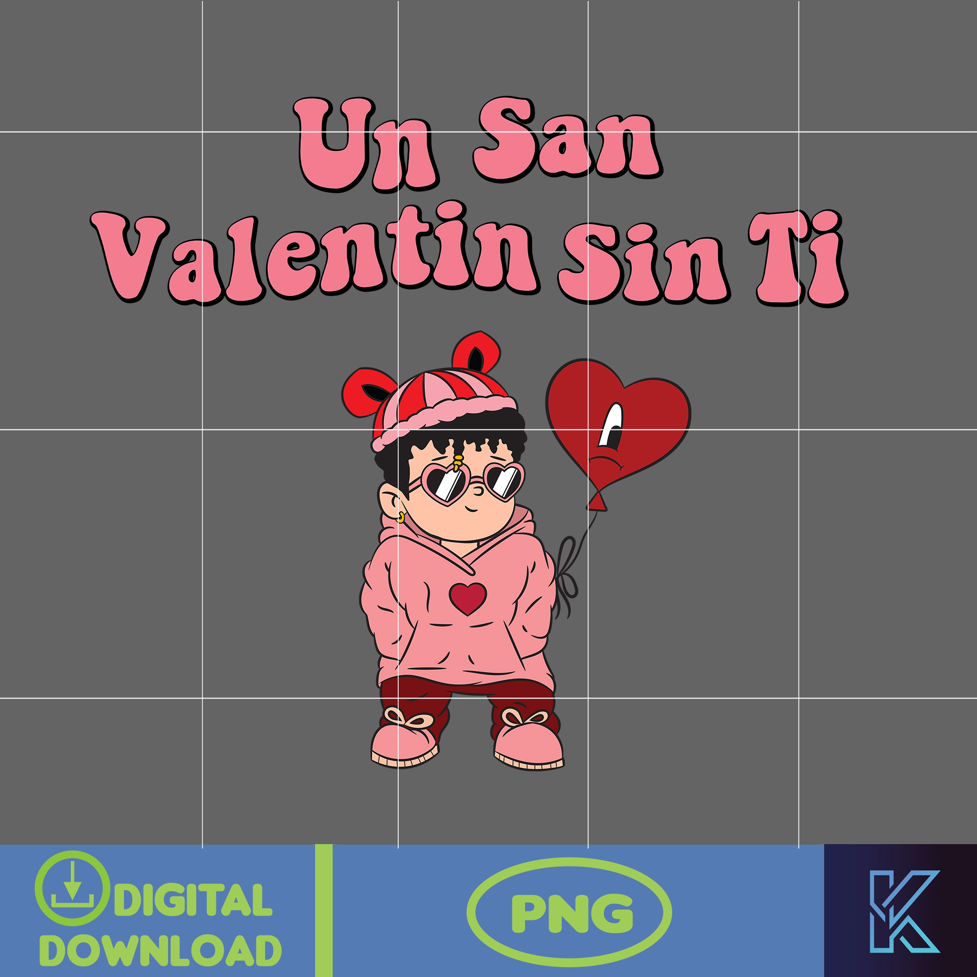 Bad Bunny Valentines Day Png, Benito Png, Un Valentina Sin T | Inspire ...