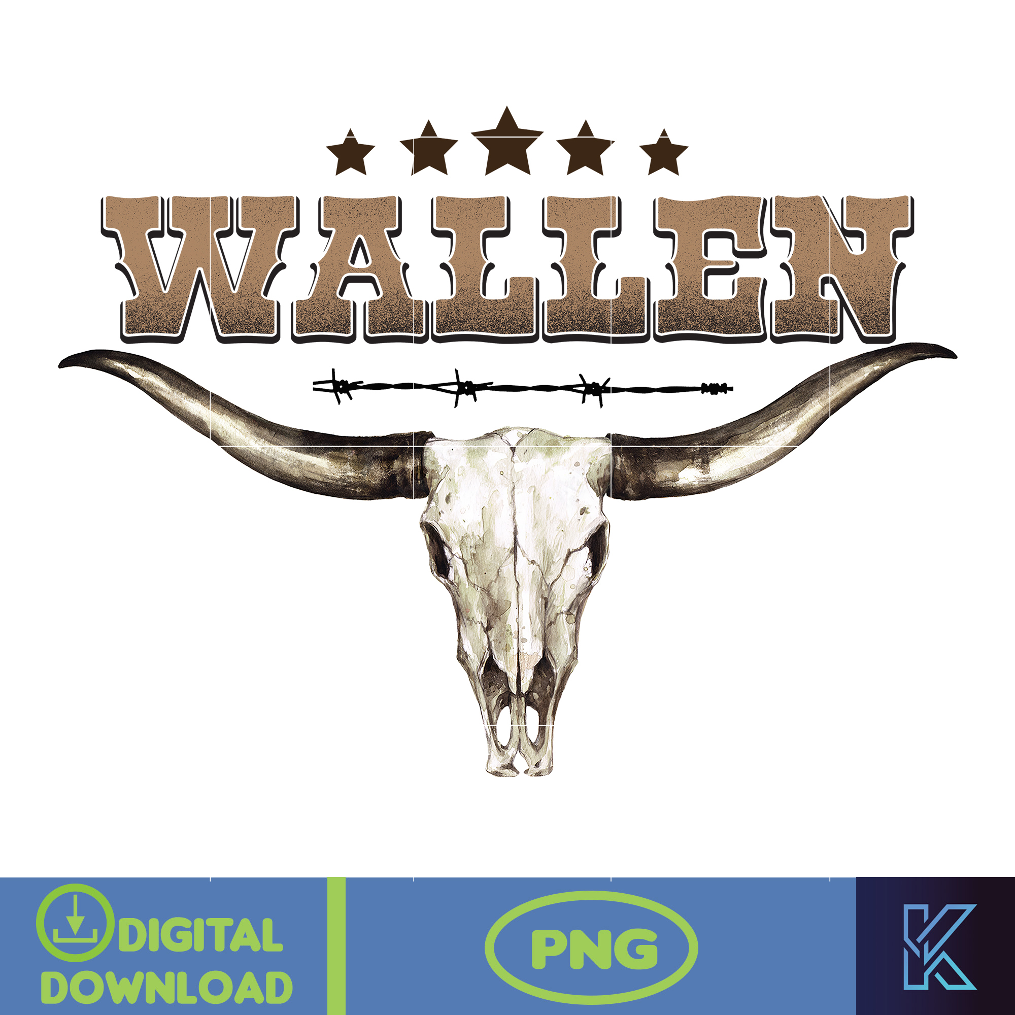 Country Western Png, Country Music Png, Retro Bull Skull Png | Inspire ...