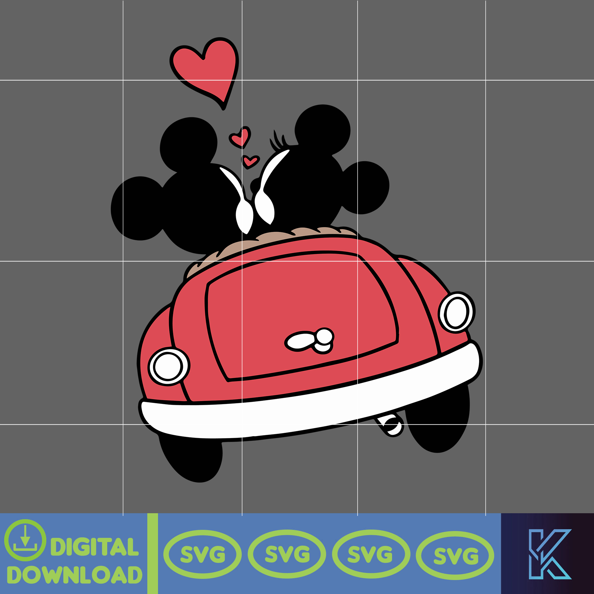Valentines Day cartoon Svg, Cartoon Valentines Day Svg, Vale | Inspire ...