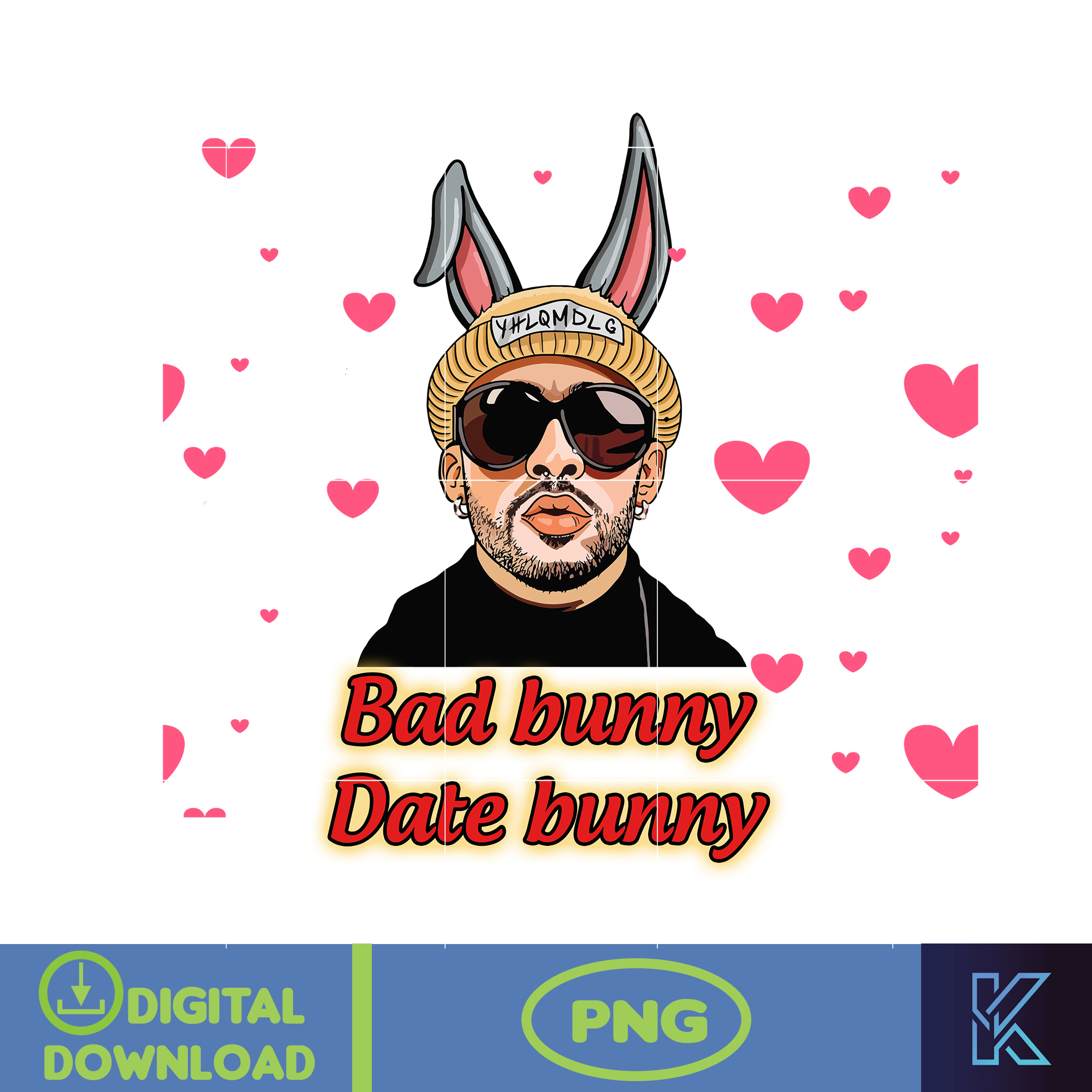 Bad Bunny Valentines Day Png, Benito Png, Un Valentina Sin T | Inspire ...