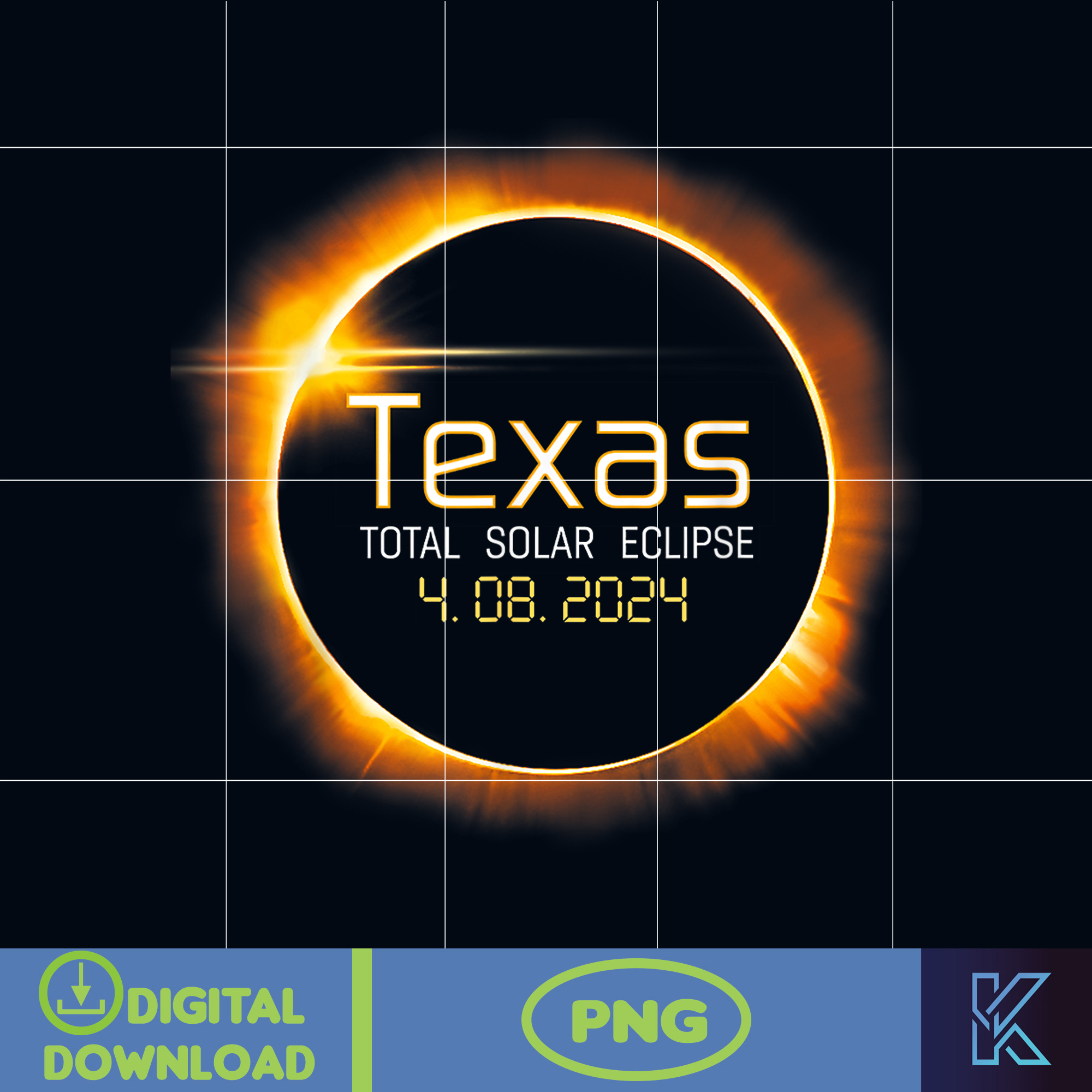 2024 Solar Eclipse Texas USA Totality Png, Total Solar Eclip | Inspire ...