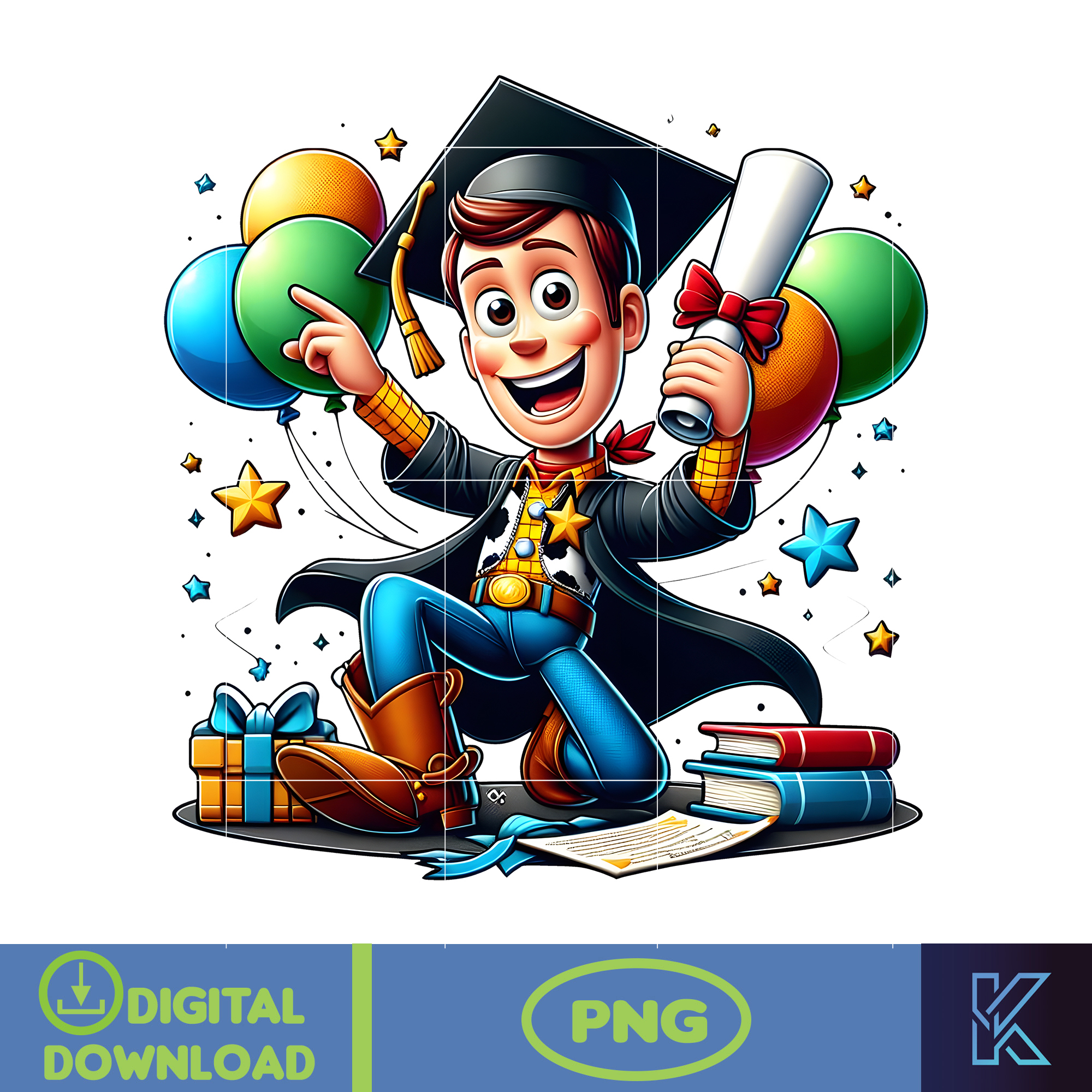 Cartoon Toy Story Graduation 2024 Png, Cartoon Graduate Png, - Inspire ...