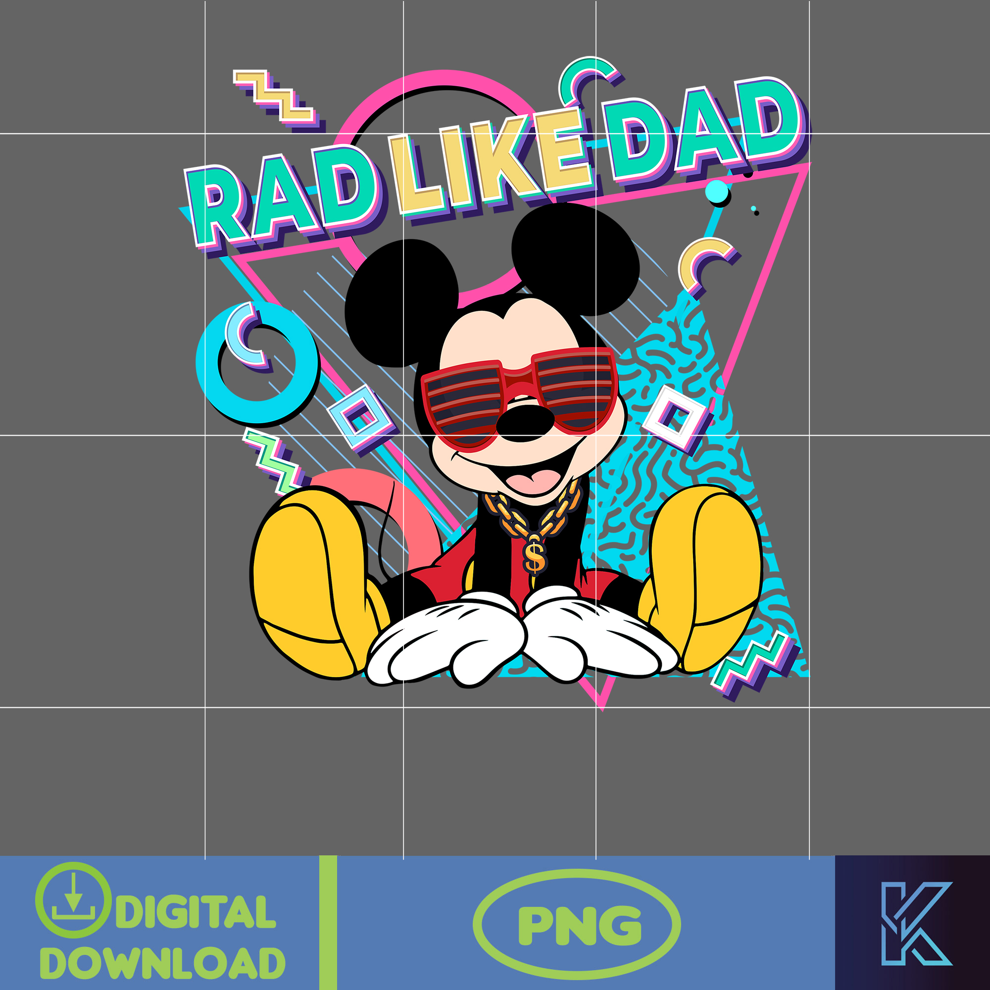 Rad Like Dad Mouse Png, Designs Cartoon Rad Dad Png, Father' | Inspire ...