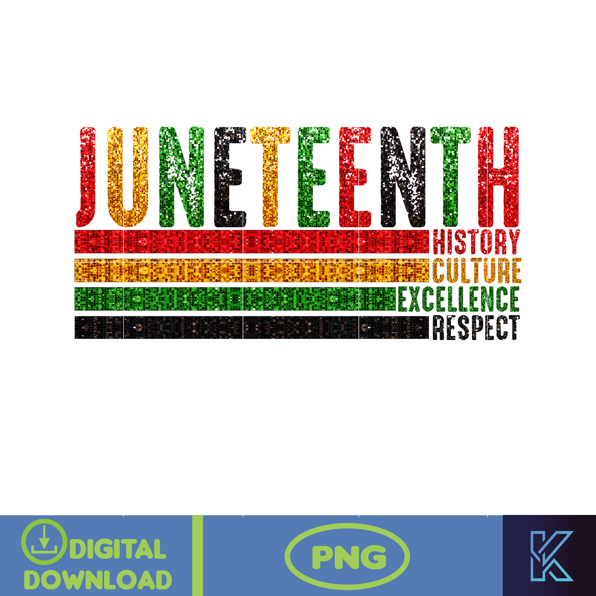 Juneteenth Glitter Png, Juneteenth Designs Png, Juneteenth F - Inspire ...