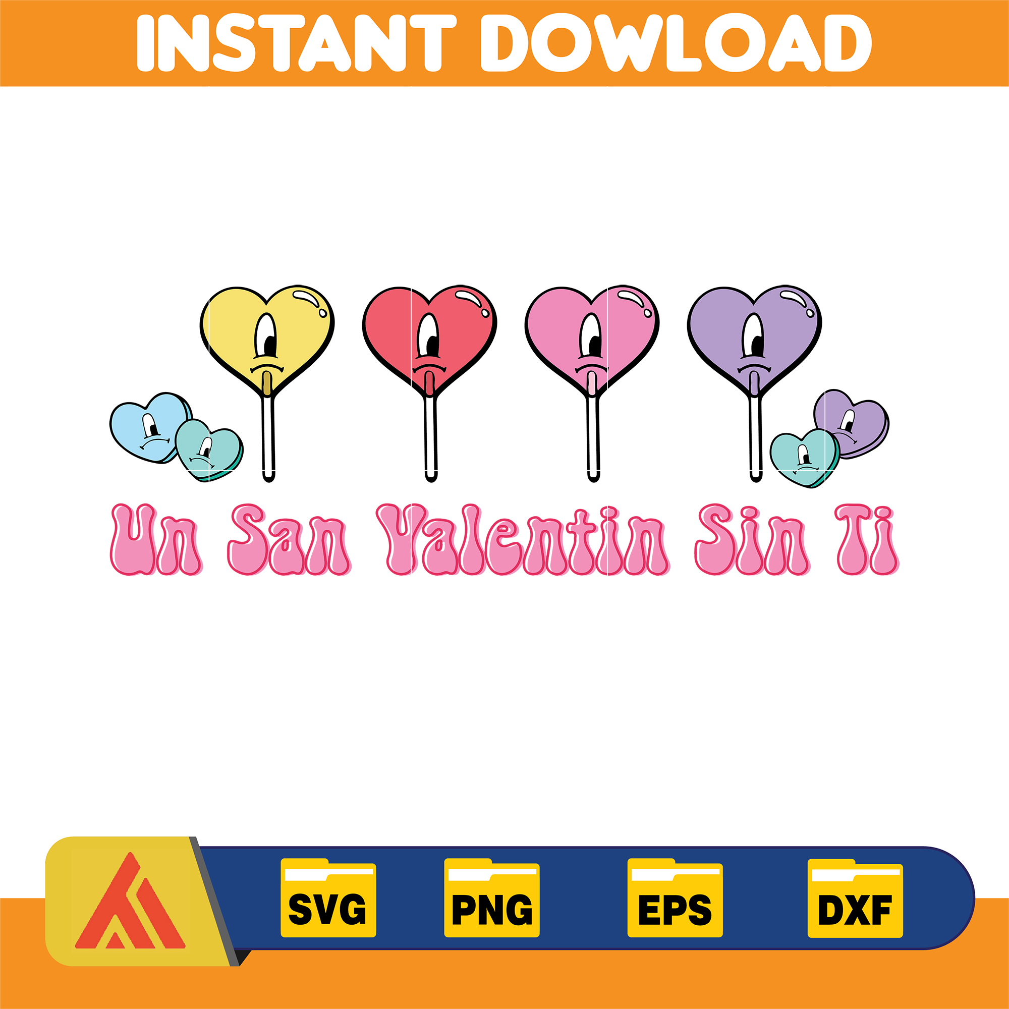 Bad Bunny Valentines Day Svg, Benito Svg, Un Valentina Sin T - Inspire ...