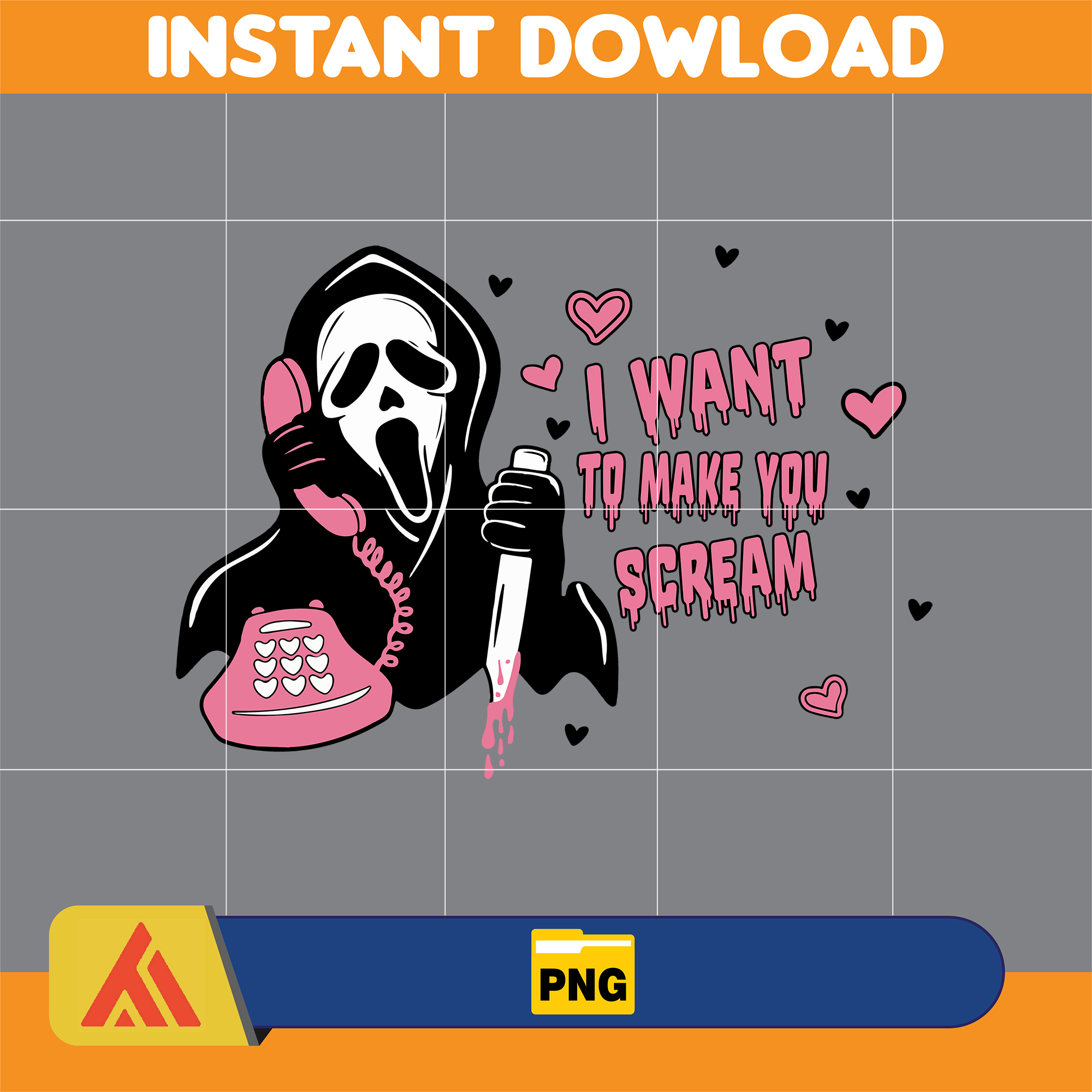 Ghostface Horror Valentine PNG, Valentine's Day Horror Chara | Inspire ...