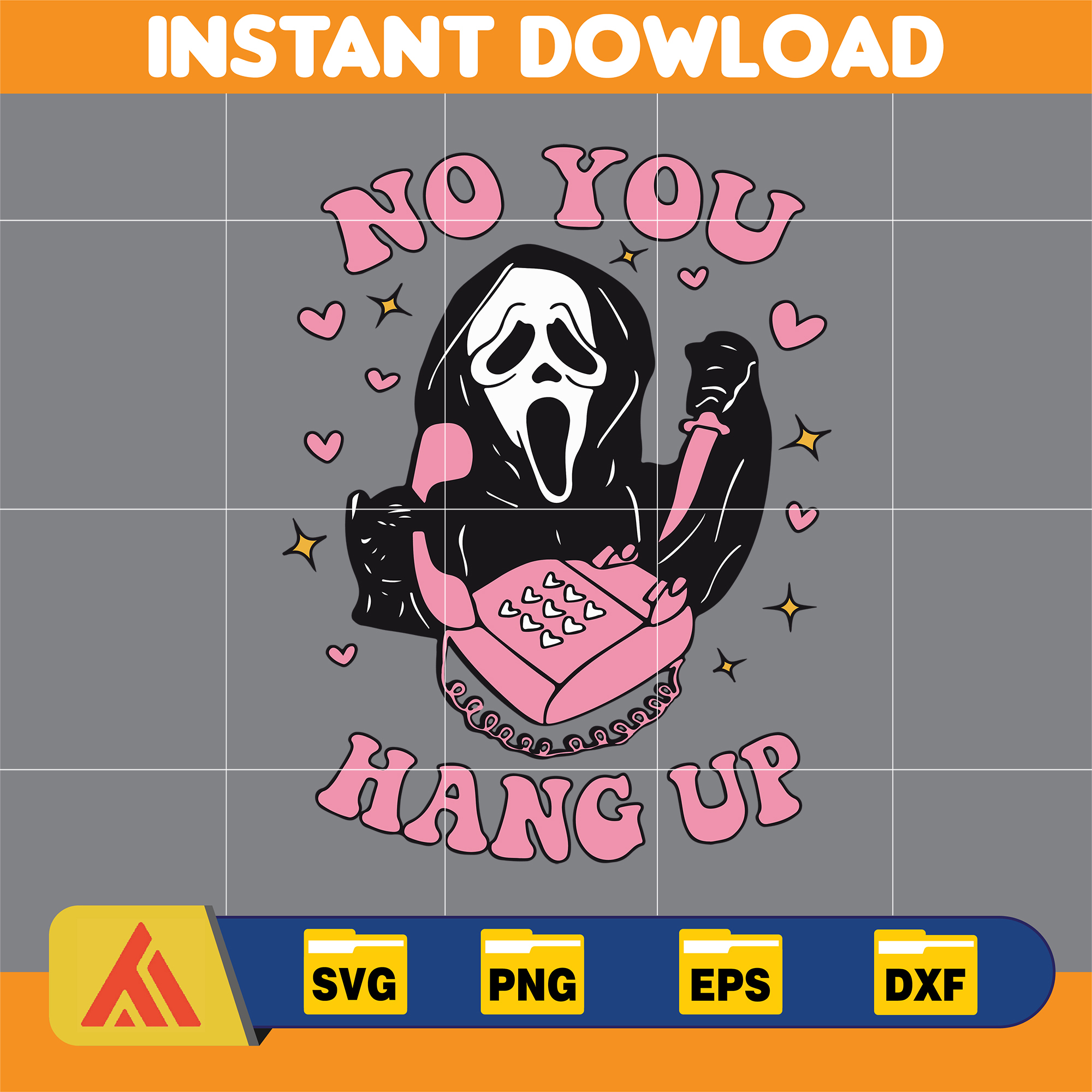 Valentines Scream Ghost Svg, Scream Shost Svg, Ghostface Val | Inspire ...