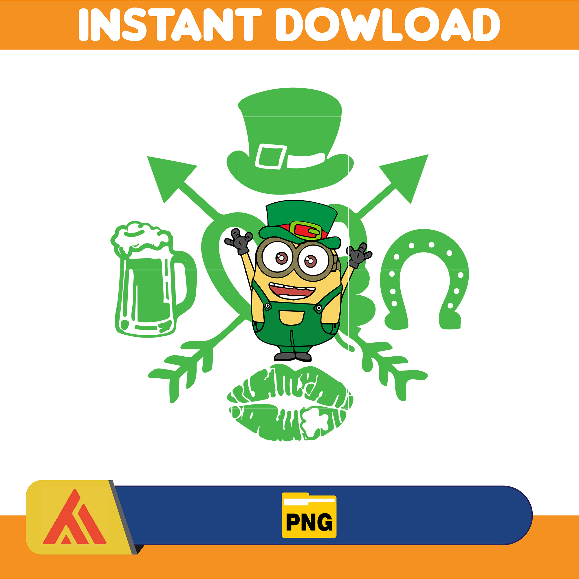 Minion Happy St Patrick's Day Svg, Cartoon St Patrick's Day, | Inspire ...