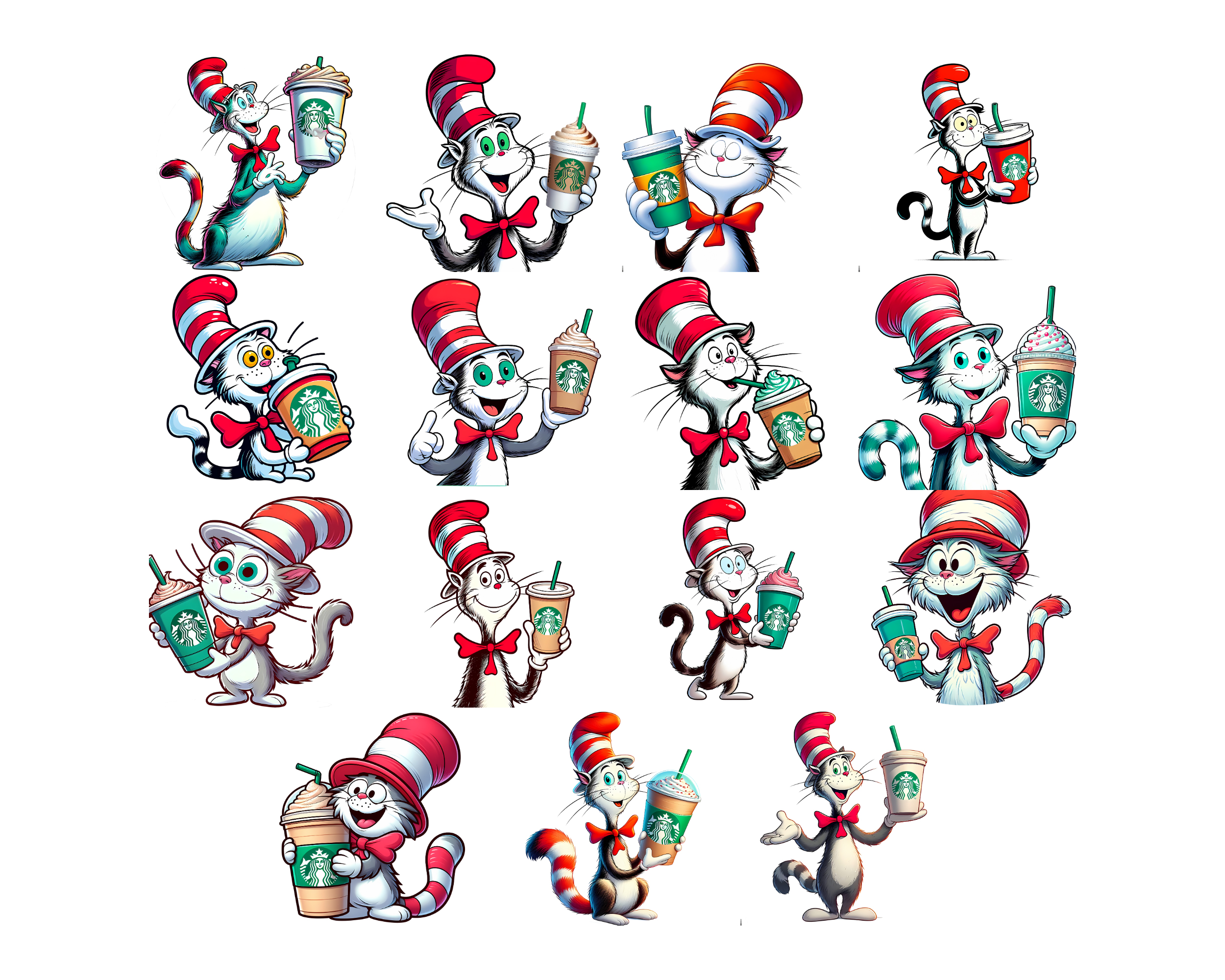 Dr Seuss Png, Mega Bundle, Cat In The Hat Png, Dr Seuss Hat | Inspire ...