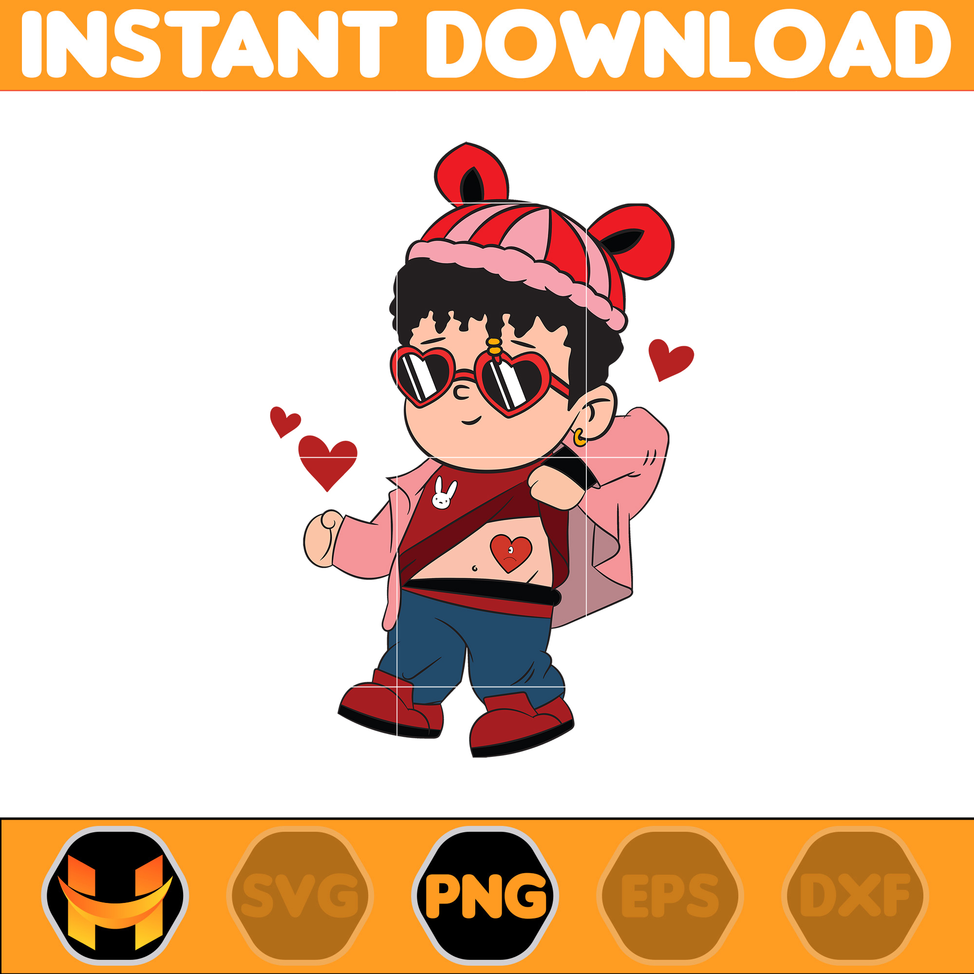 Bad Bunny Valentines Day Png, Benito Png, Un Valentina Sin T | Inspire Uplift