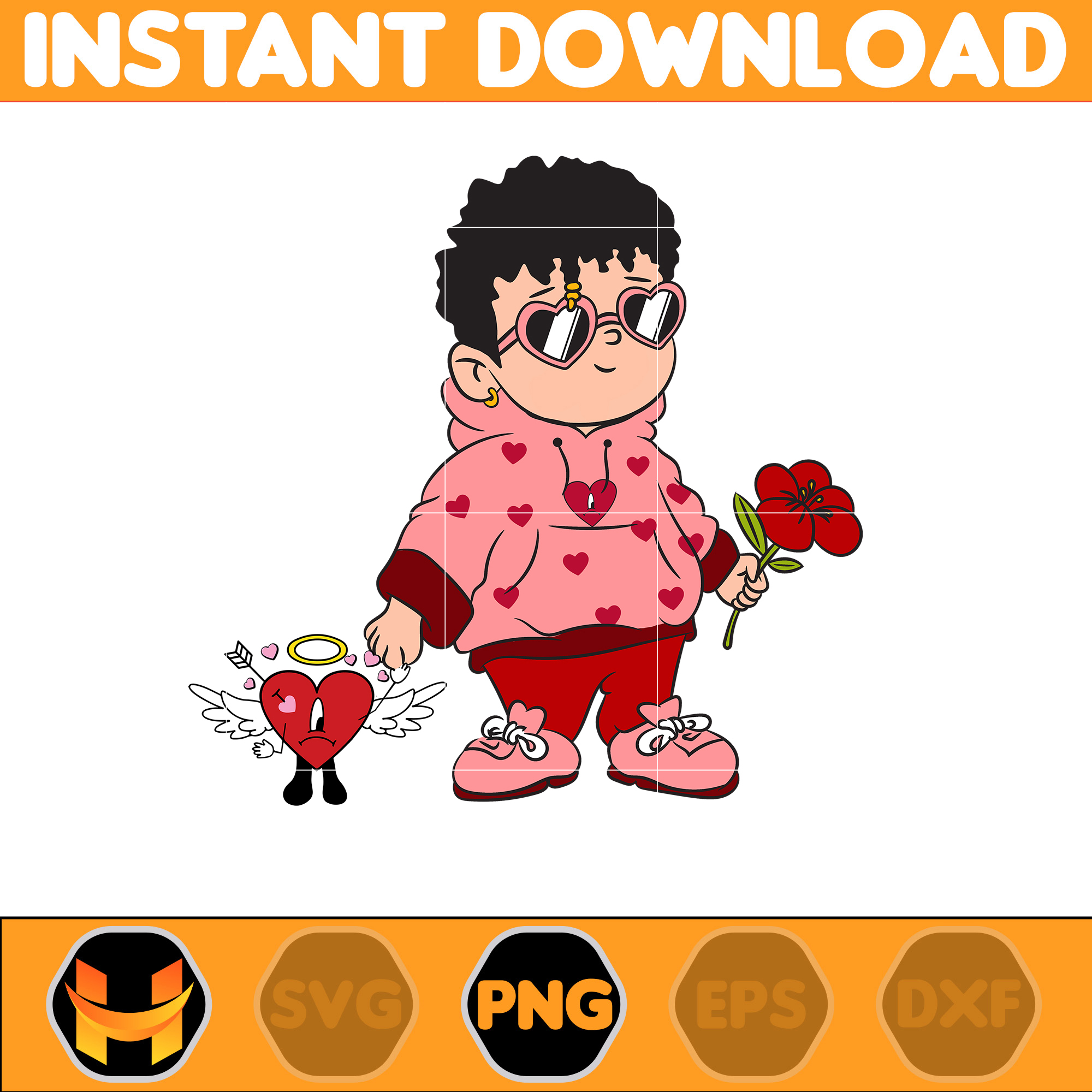 Bad Bunny Valentines Day Png, Benito Png, Un Valentina Sin T - Inspire ...