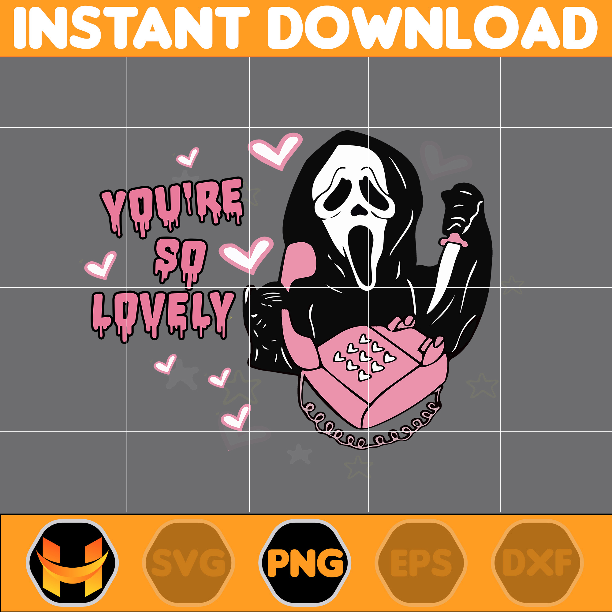 Ghostface Horror Valentine PNG, Valentine's Day Horror Chara | Inspire ...