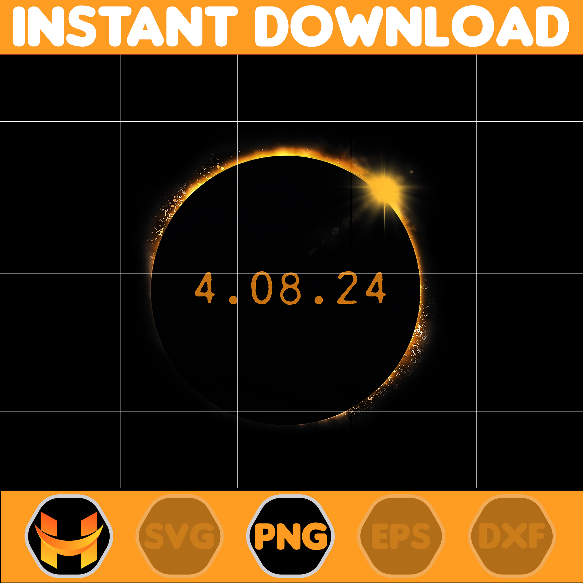Total Solar Eclipse 2024 Png, April 8 2024 Png, Solar Eclips - Inspire ...