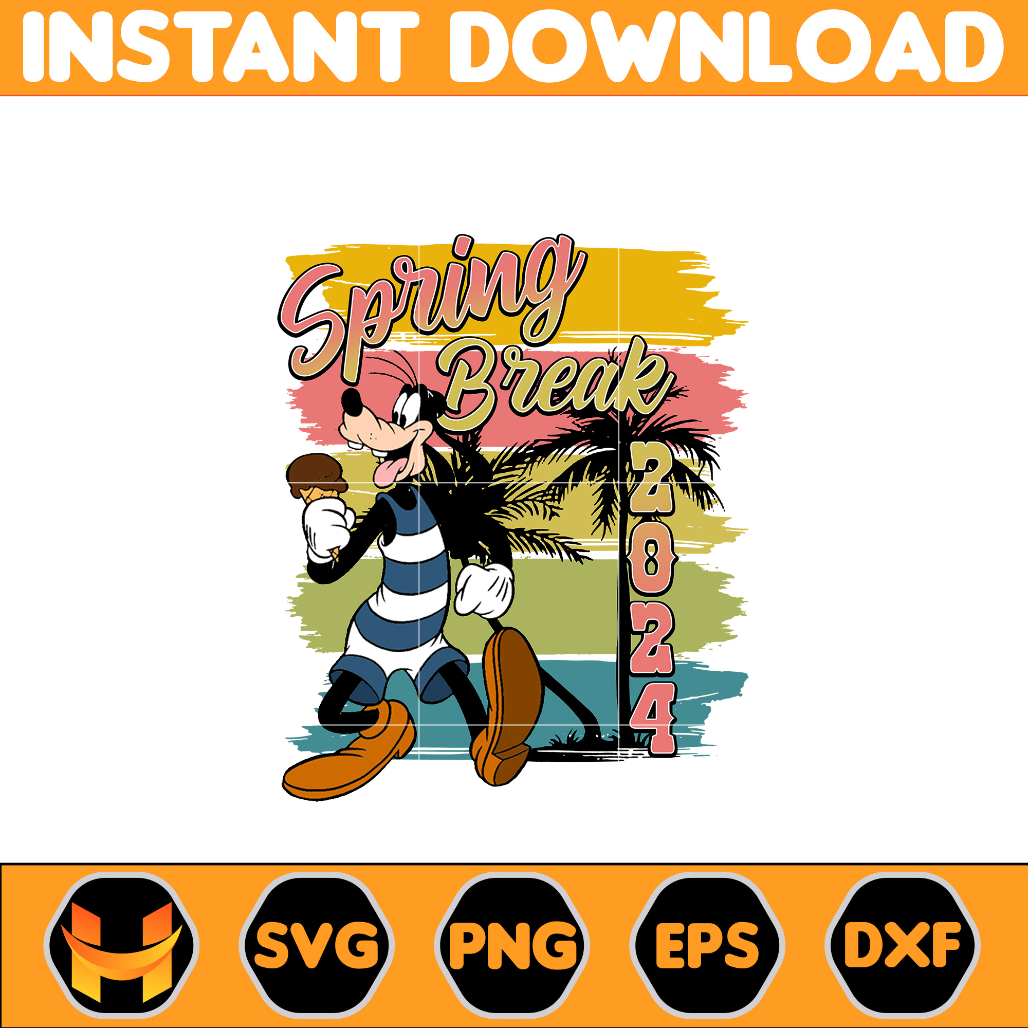 Mickey And Friends Summer Svg, Goofy Png Summer Vibes Svg, B | Inspire ...