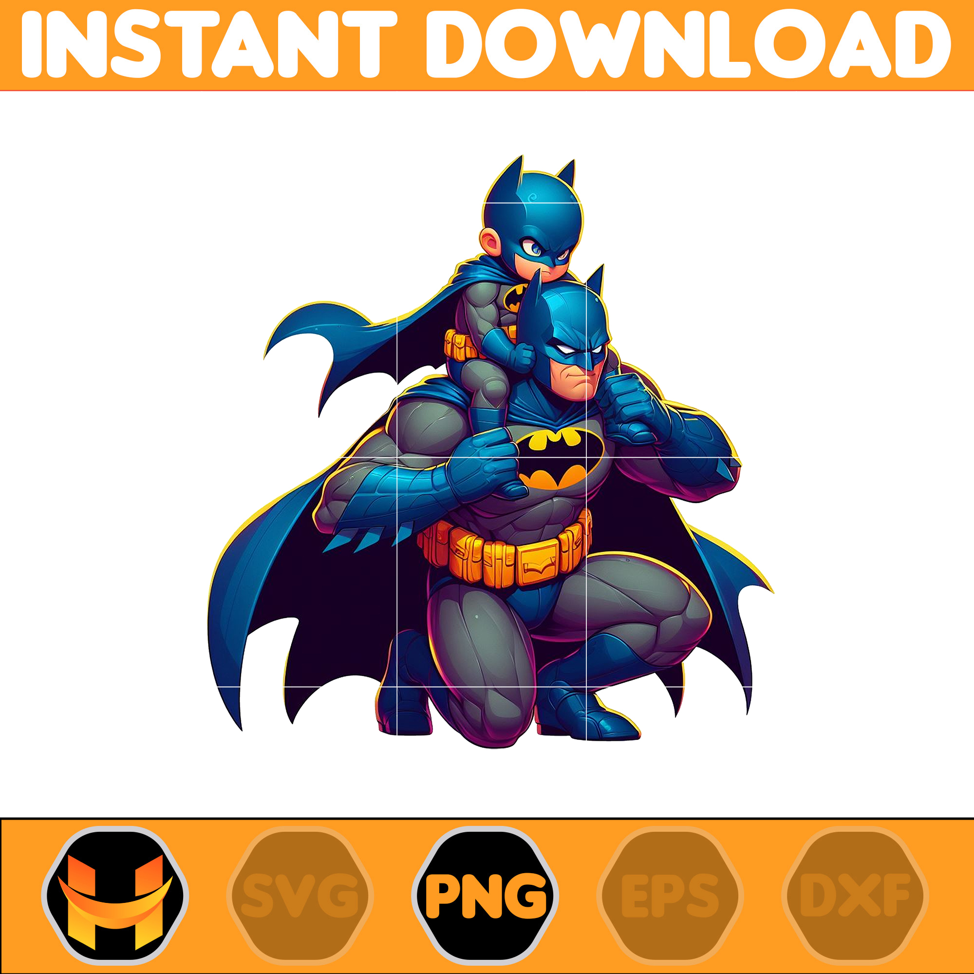 Batman Dad And Son Png, Super Hero Dad And Son Png, Father's | Inspire ...