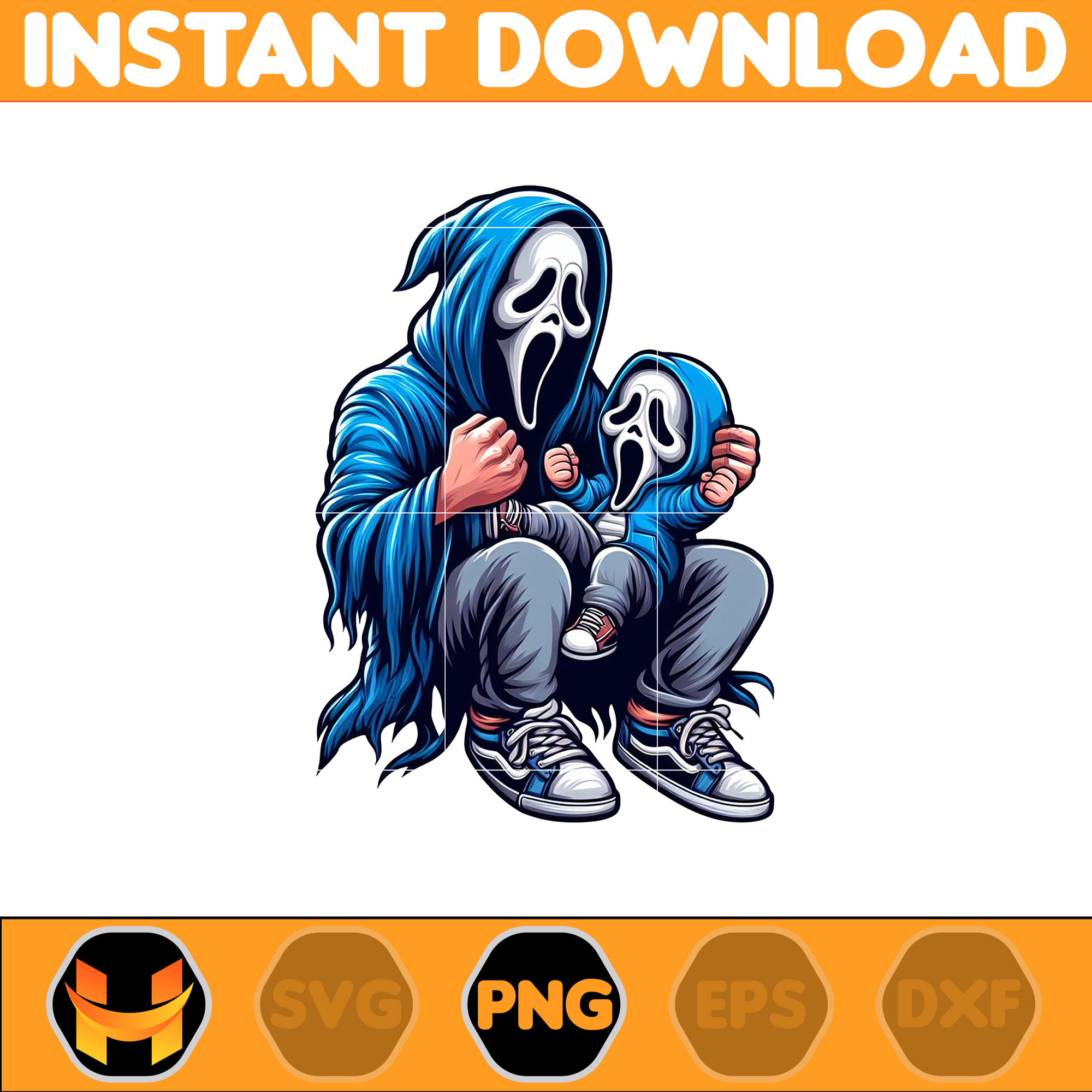 Ghostface Scream Png, Super Hero Dad And Son Png, Father's D - Inspire ...