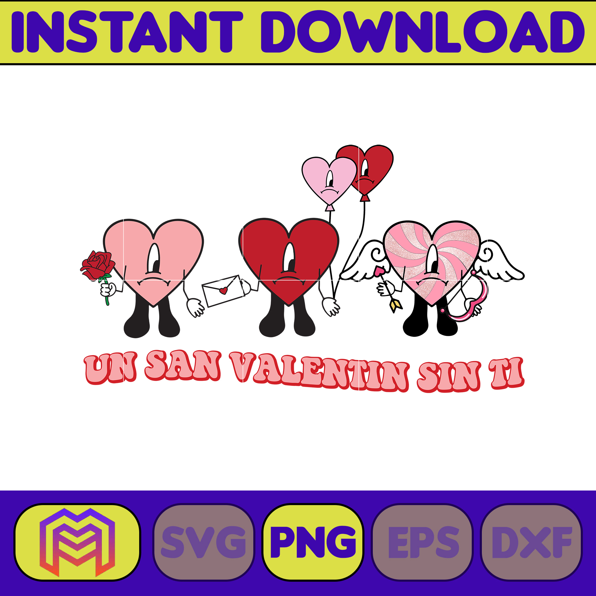 Bad Bunny Valentines Day Png, Benito Png, Un Valentina Sin T | Inspire ...