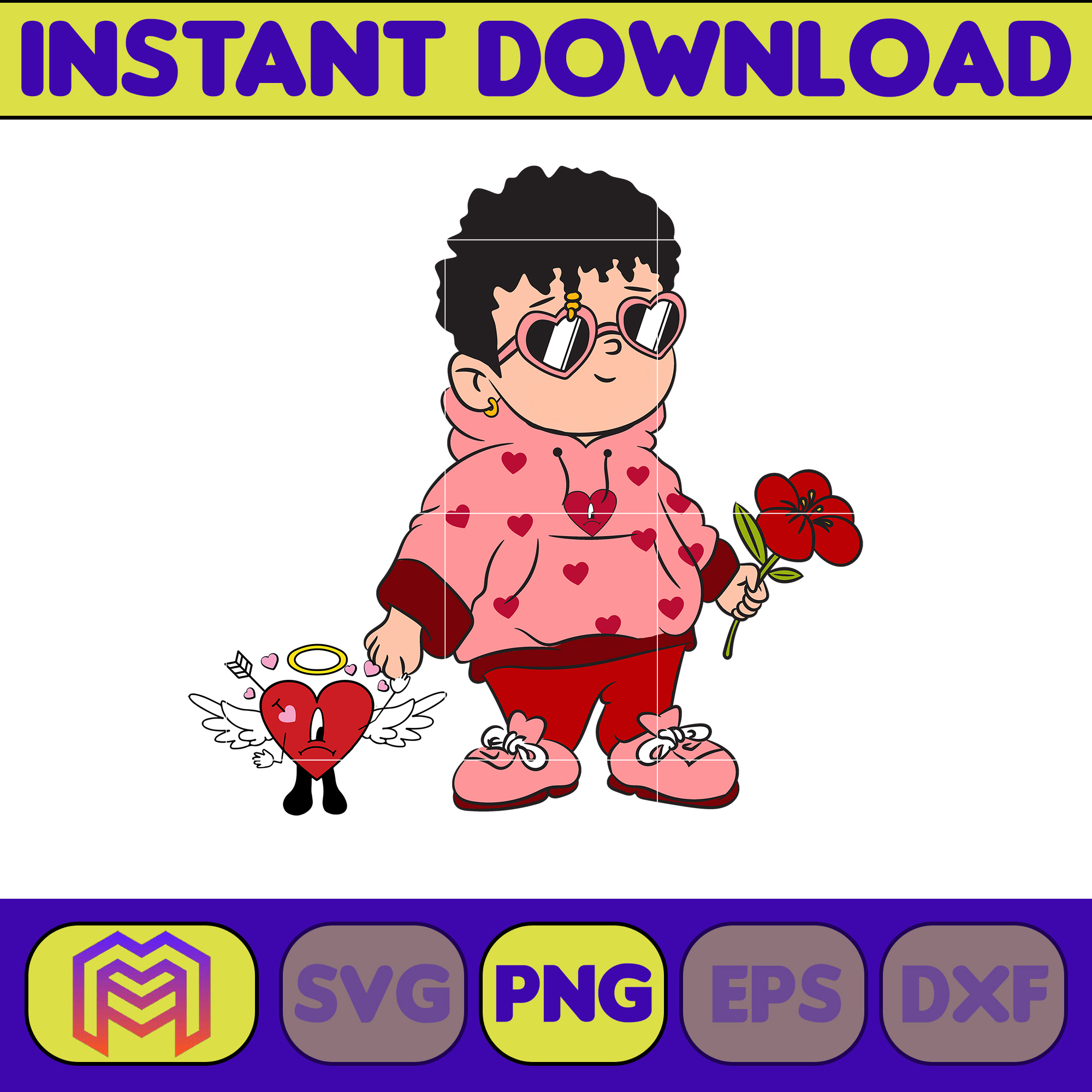 Bad Bunny Valentines Day Png, Benito Png, Un Valentina Sin T - Inspire ...