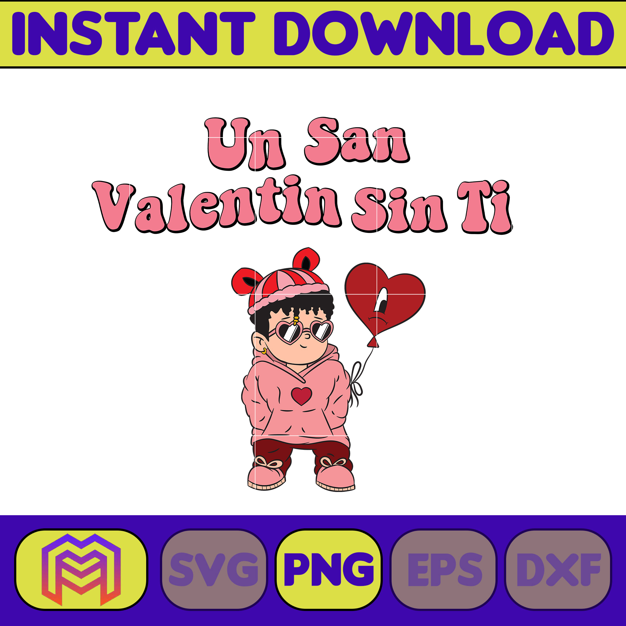 Bad Bunny Valentines Day Png, Benito Png, Un Valentina Sin T - Inspire ...