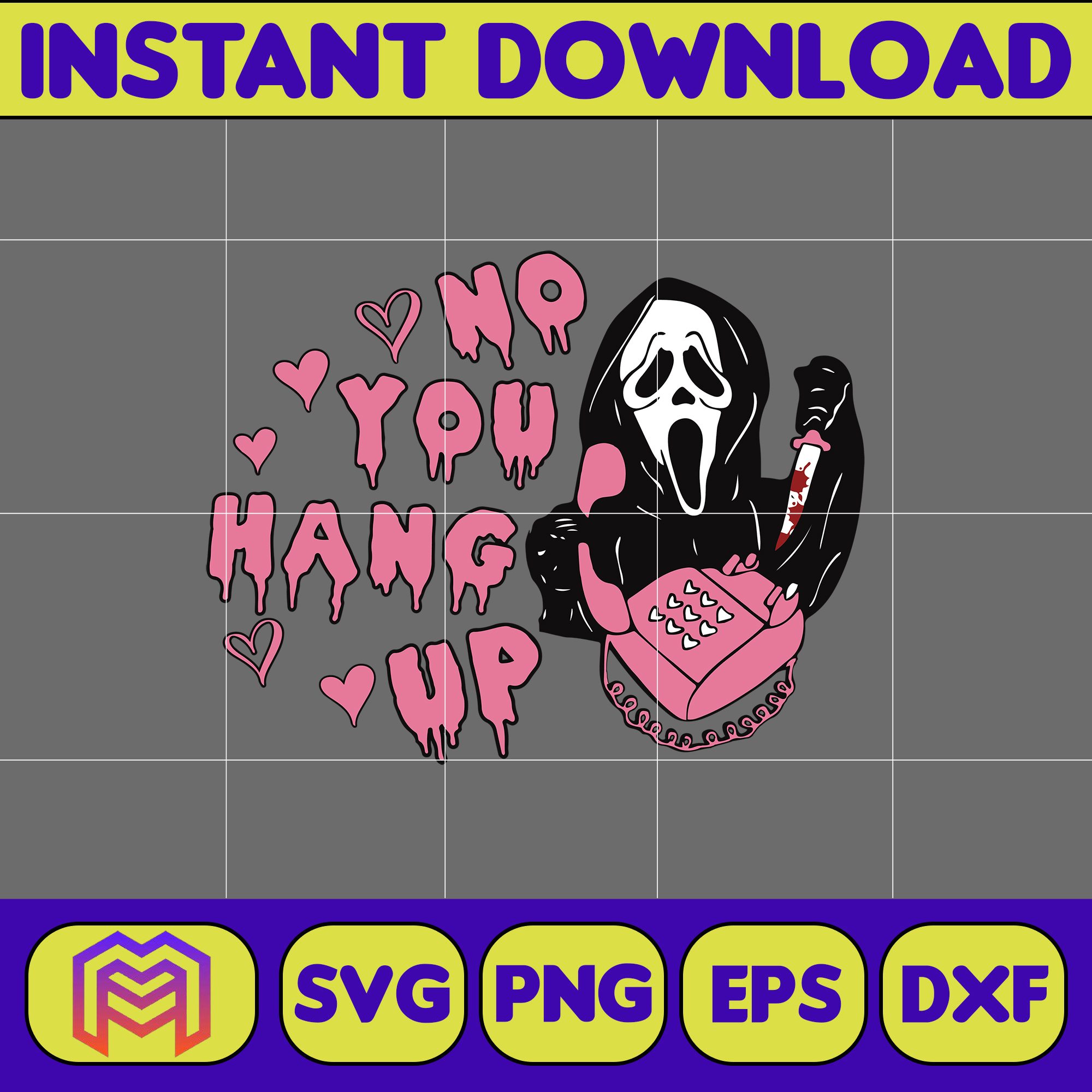 Valentines Scream Ghost Svg, Scream Shost Svg, Ghostface Val | Inspire ...