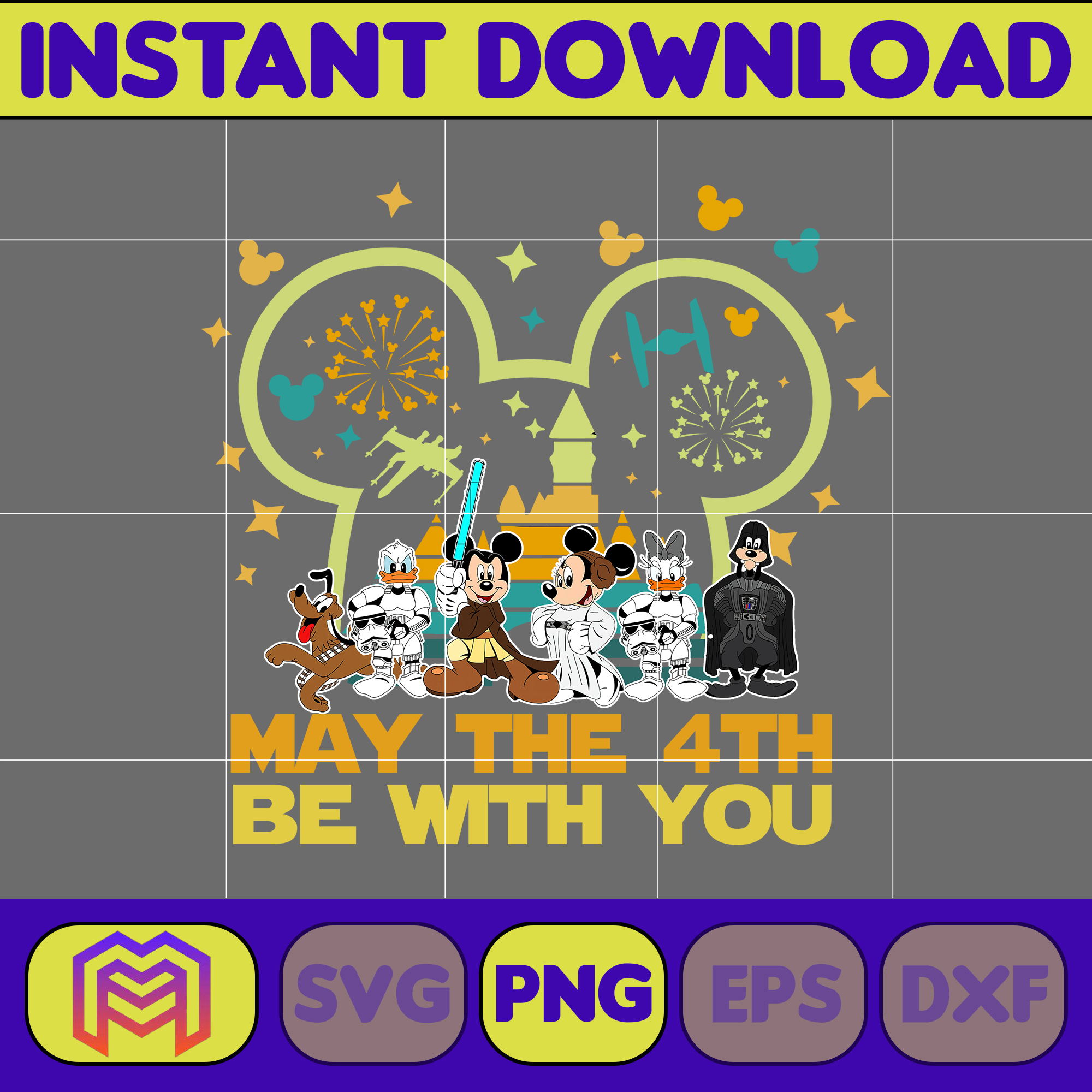 Disney May The 4th Be With You Png, May The Fourth Be With Y - Inspire ...