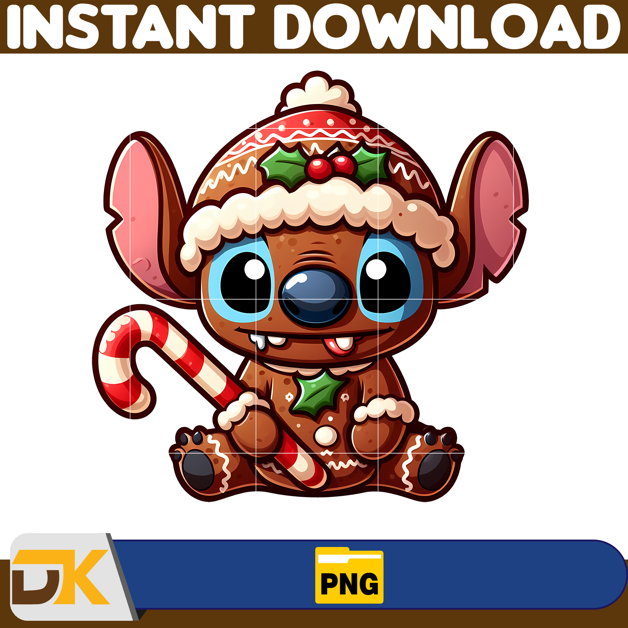 Gingerbread Stitch PNG, Stitch PNG, Christmas Gingerbread Co | Inspire ...