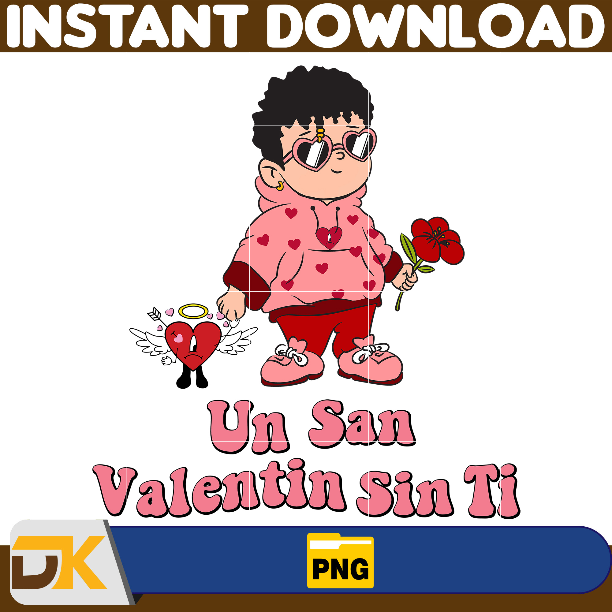 Bad Bunny Valentines Day Png, Benito Png, Un Valentina Sin T | Inspire ...