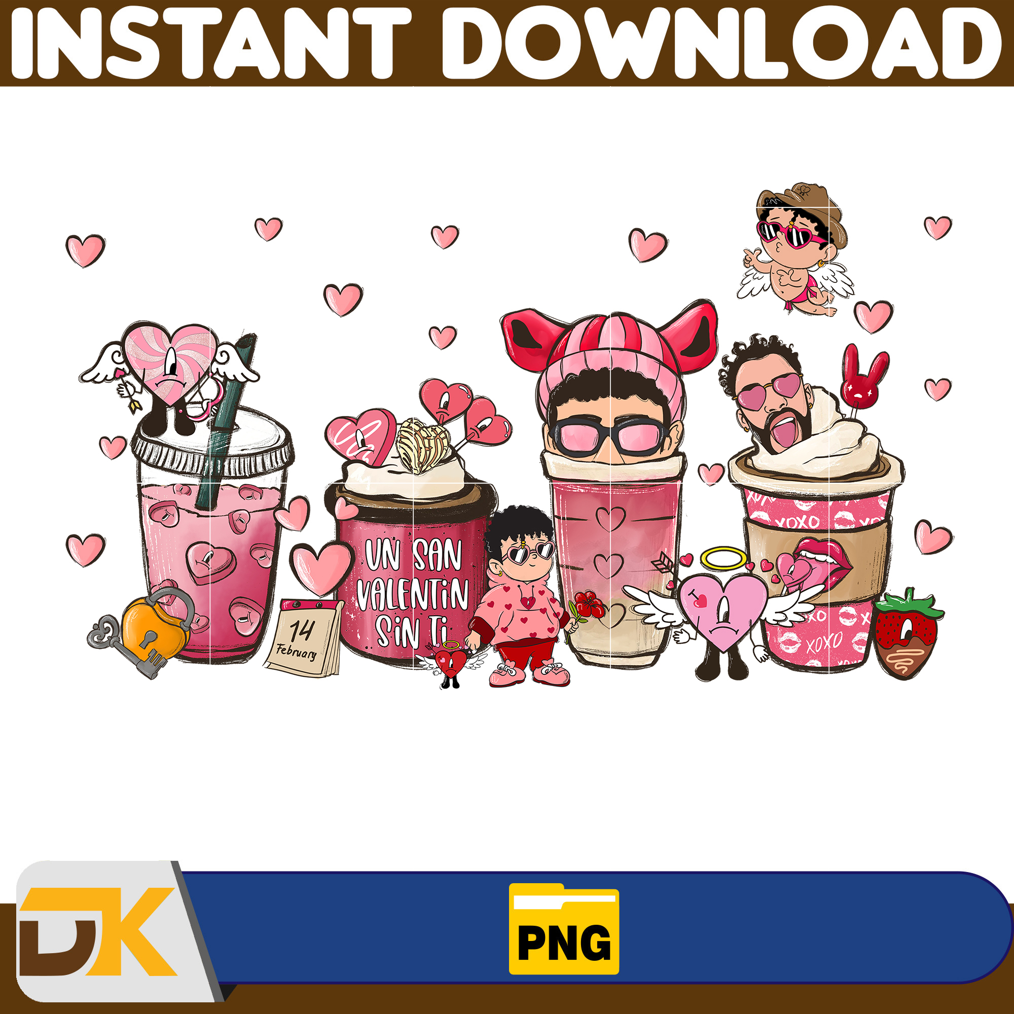 Bad Bunny Valentines Day Png, Benito Png, Un Valentina Sin T - Inspire ...