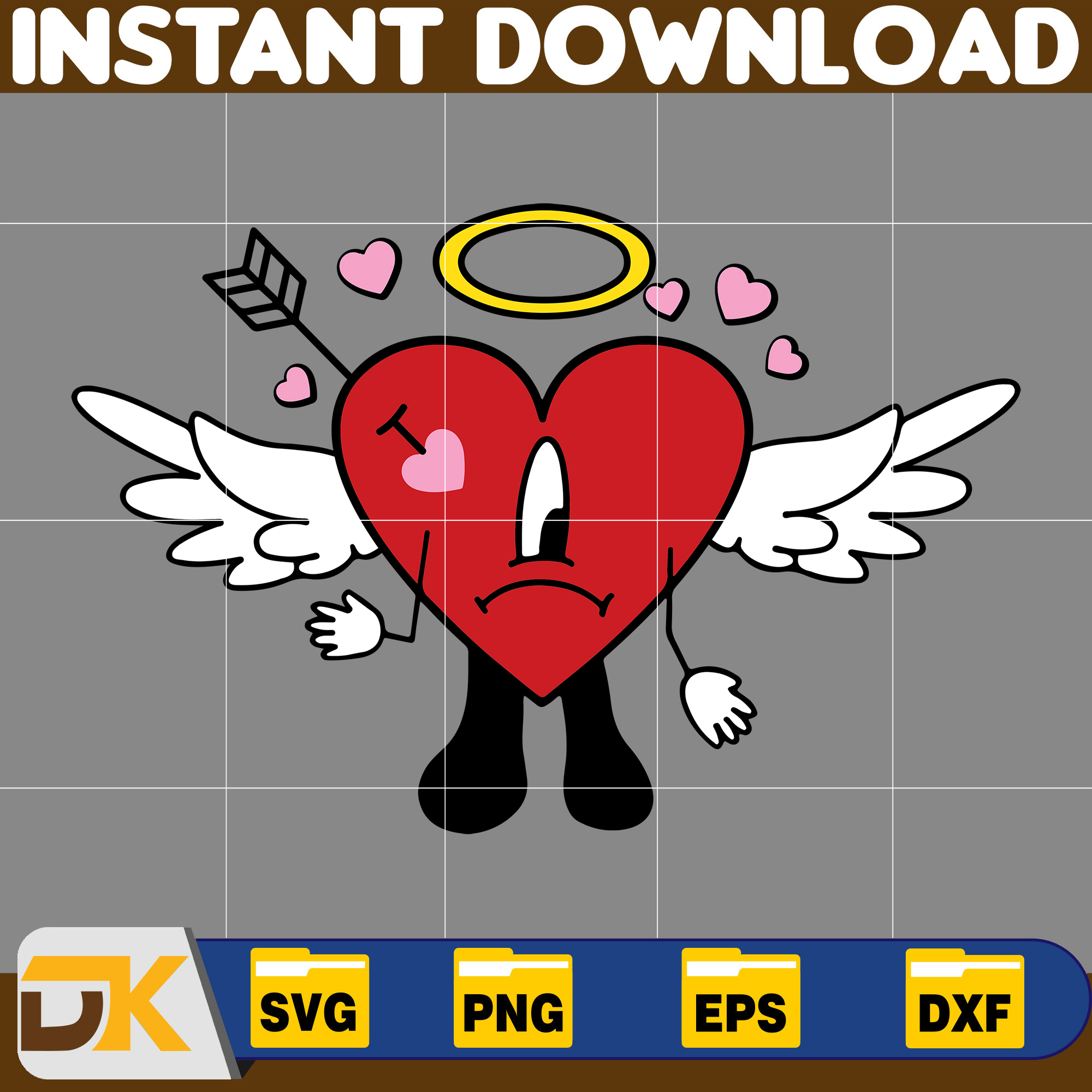 Bad Bunny Valentines Day Svg, Benito Svg, Un Valentina Sin T - Inspire ...