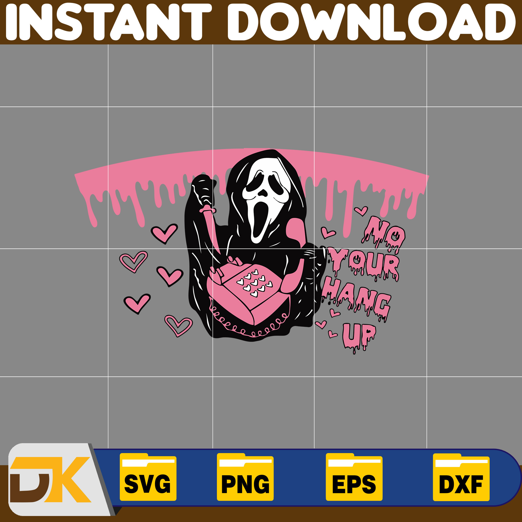 Valentines Scream Ghost Svg, Scream Shost Svg, Ghostface Val | Inspire ...
