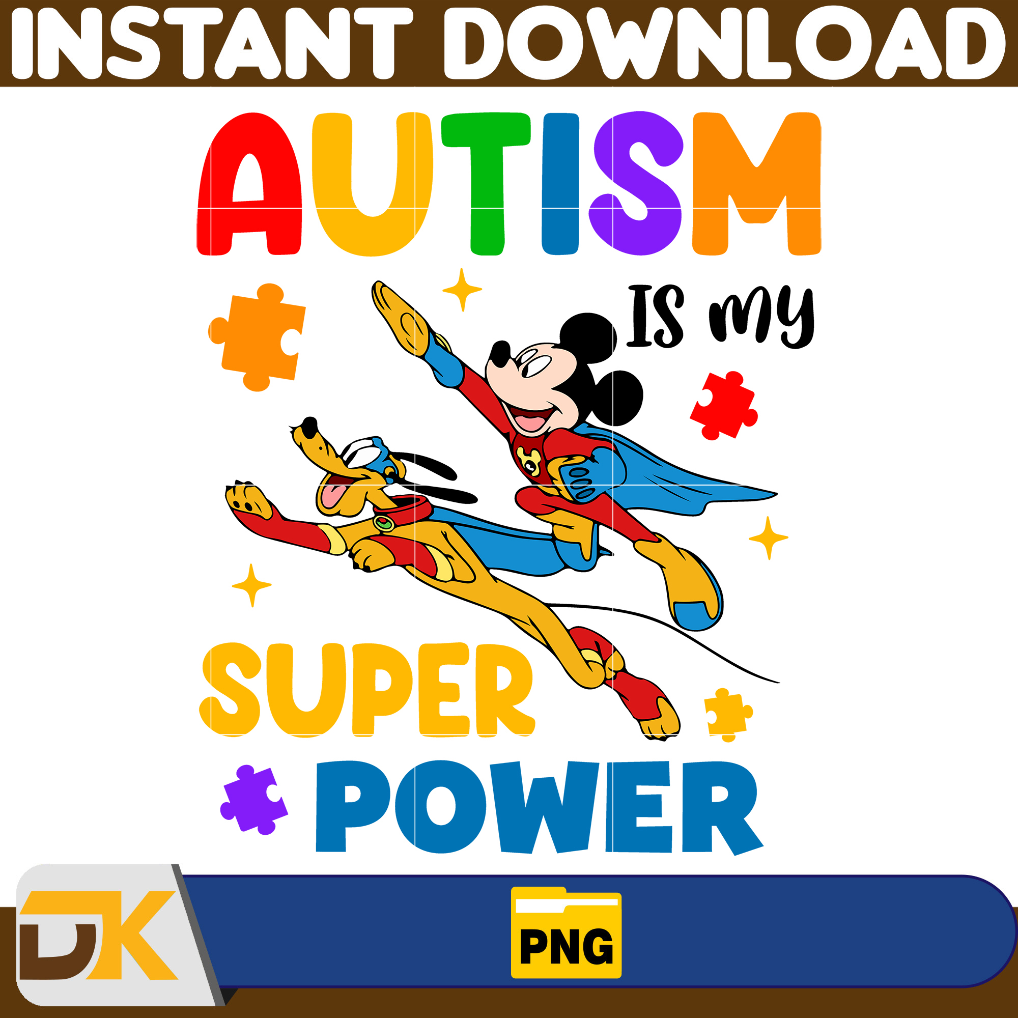 Autism Is my Super Power Png, Autism Awareness Sublimation, | Inspire ...