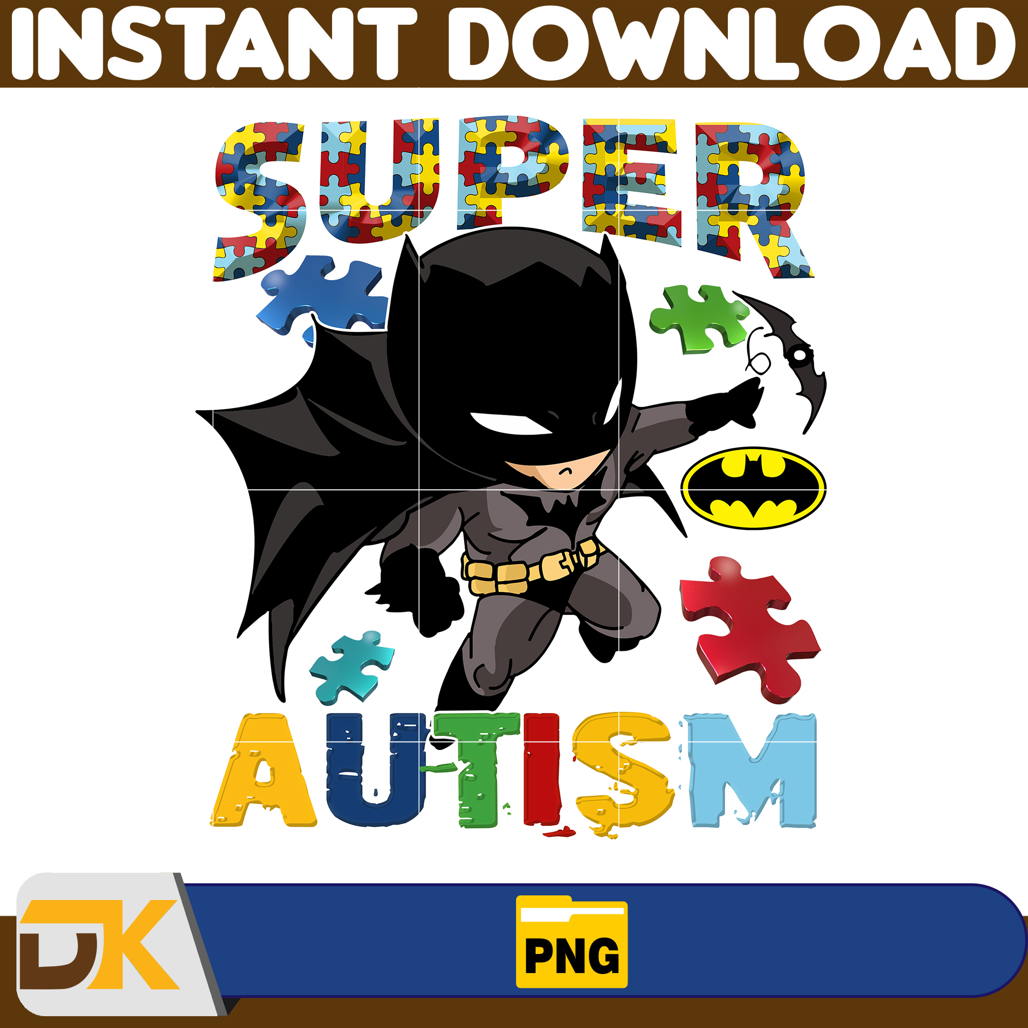 Super Autism Png, Autism Awareness Sublimation, Character Ca - Inspire ...