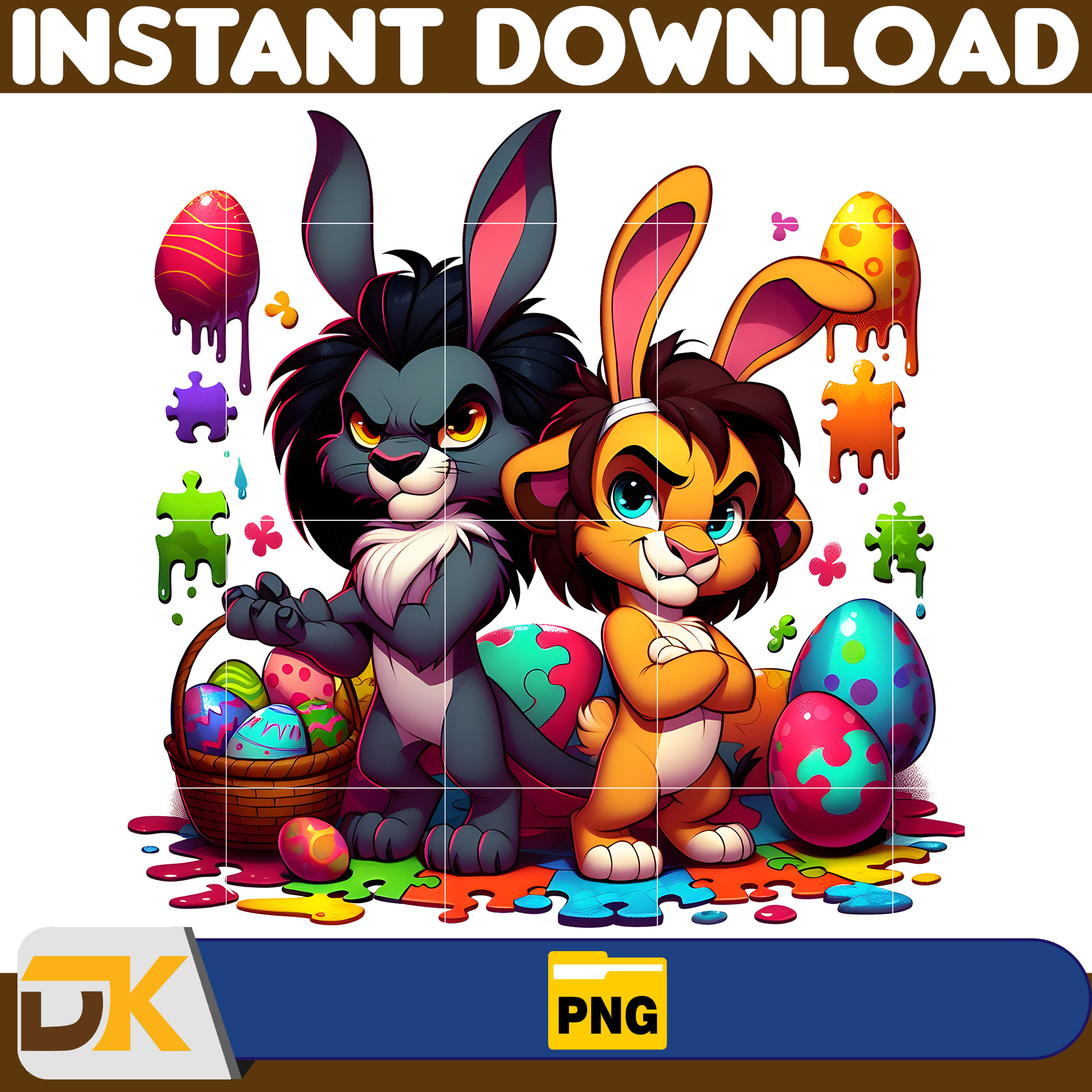 Villain Couple Cartoon Easter Png, Happy Easter Day Png, Fun | Inspire ...