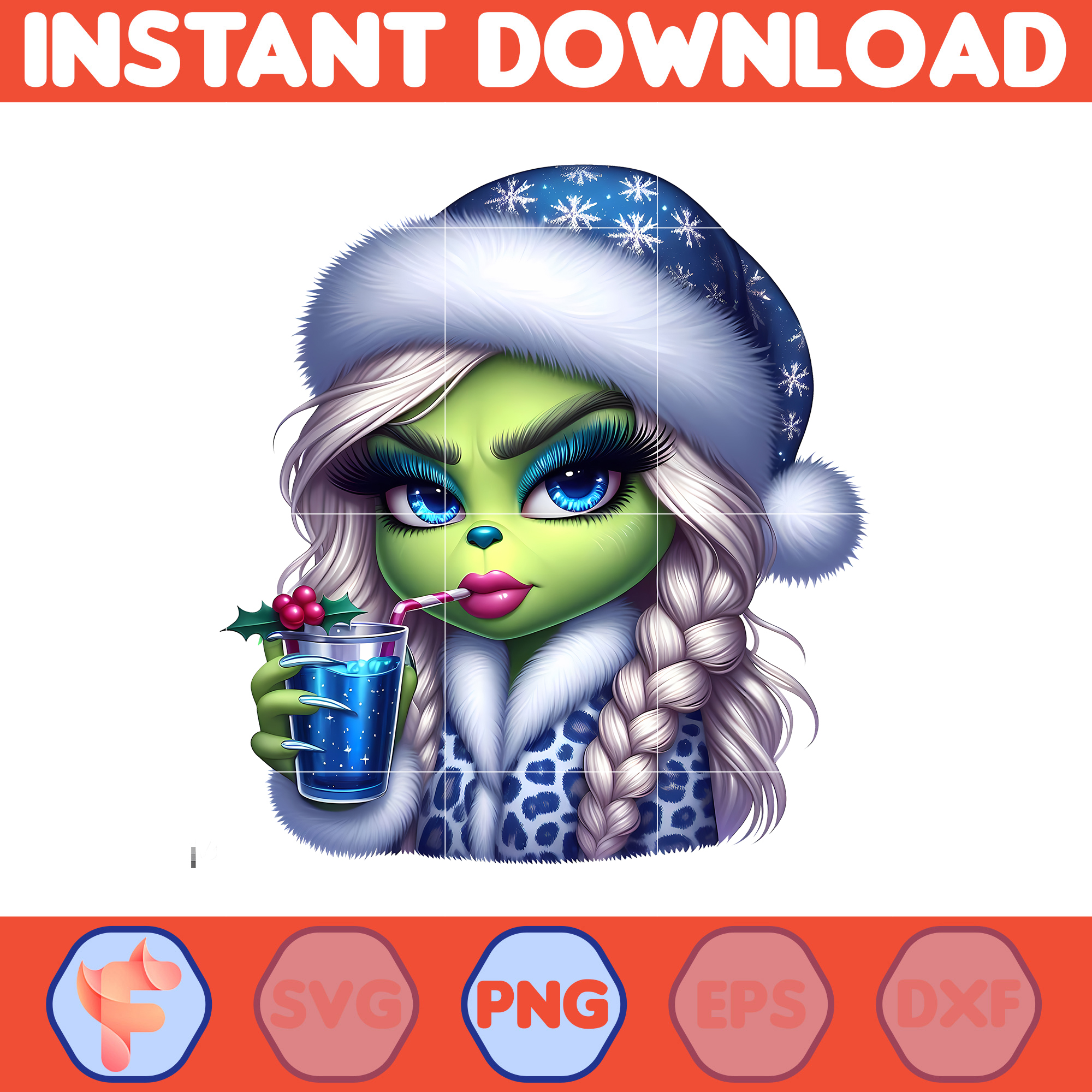 Blue Grinch Girl Png, Bougie Grinch Png (18) | Inspire Uplift