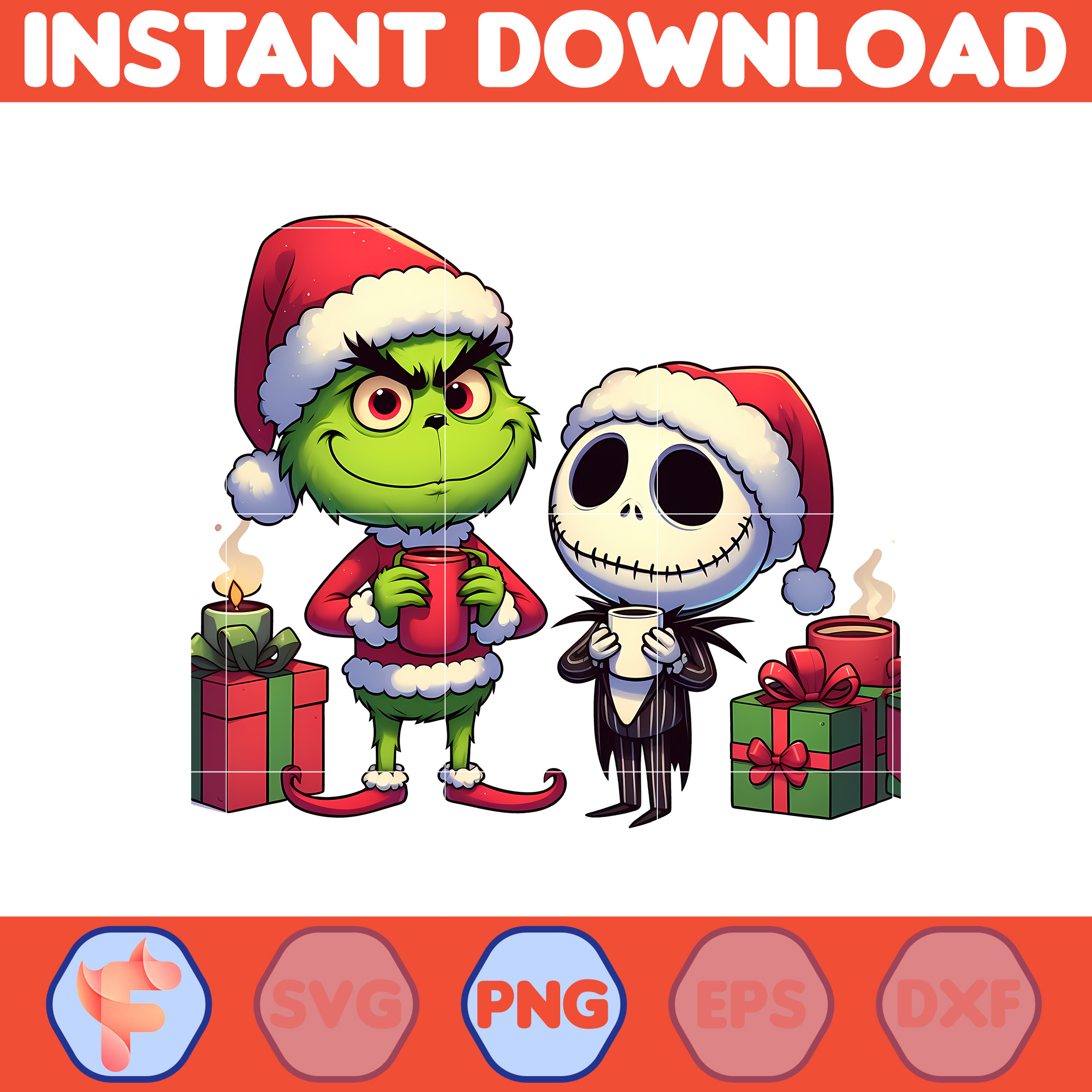 Grinch Jack Skeleton Nightmare Before Christmas Png, Great C | Inspire ...
