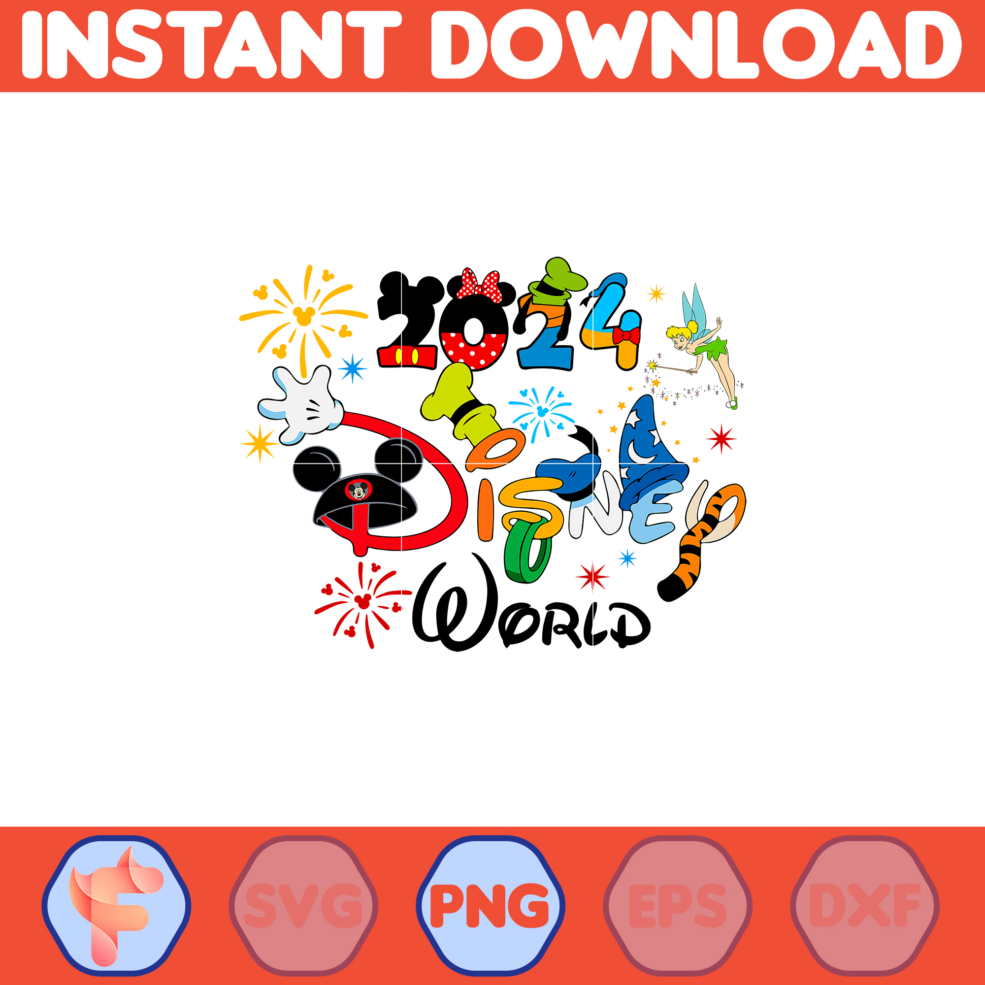 2024 Disney World Png, Family Trip 2024 Sublimation Design, - Inspire ...
