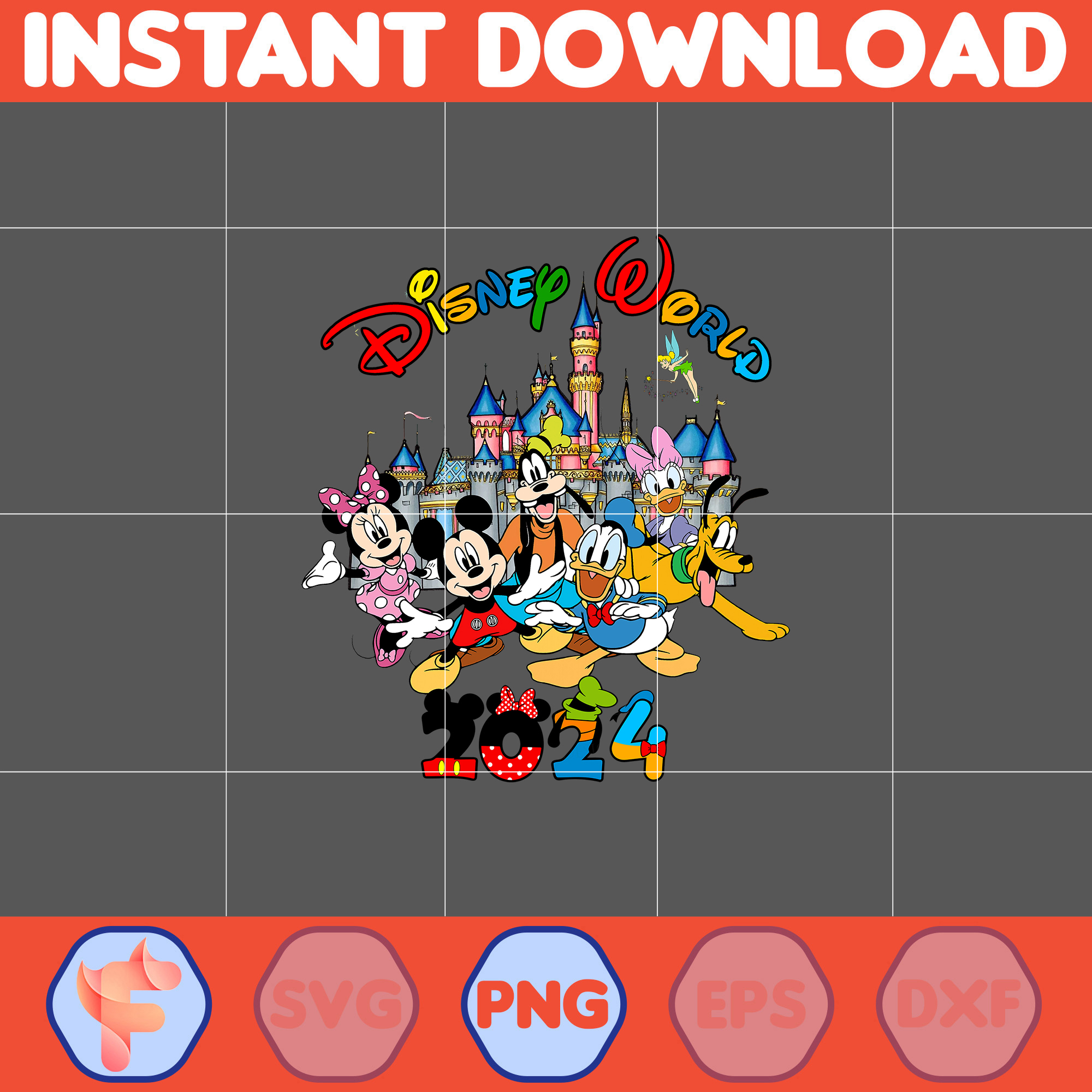Disney World Png, Family Trip 2024 Sublimation Design, Vacay | Inspire ...
