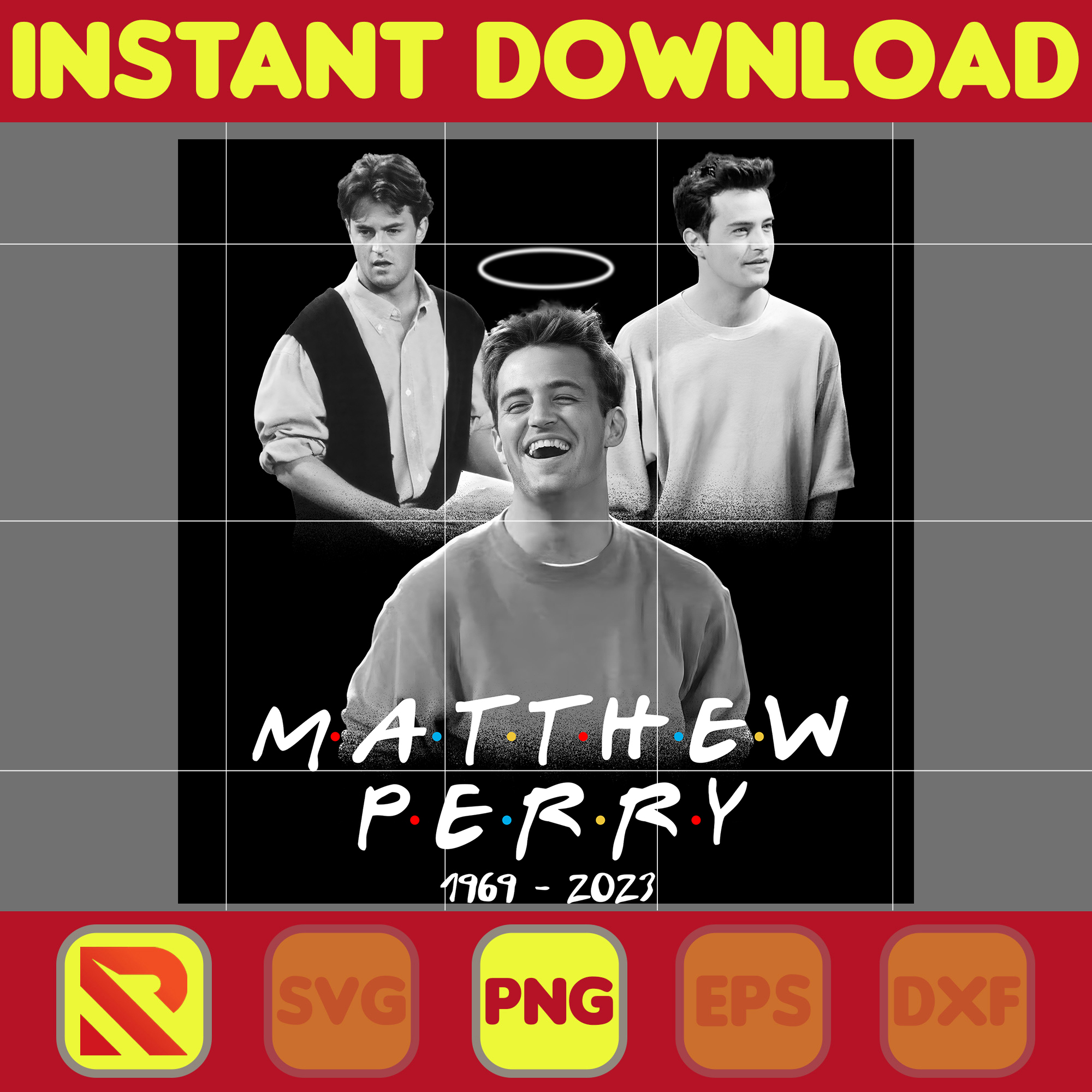 Matthew Perry Friends PNG Files For Sublimation, Chandler Bi | Inspire ...