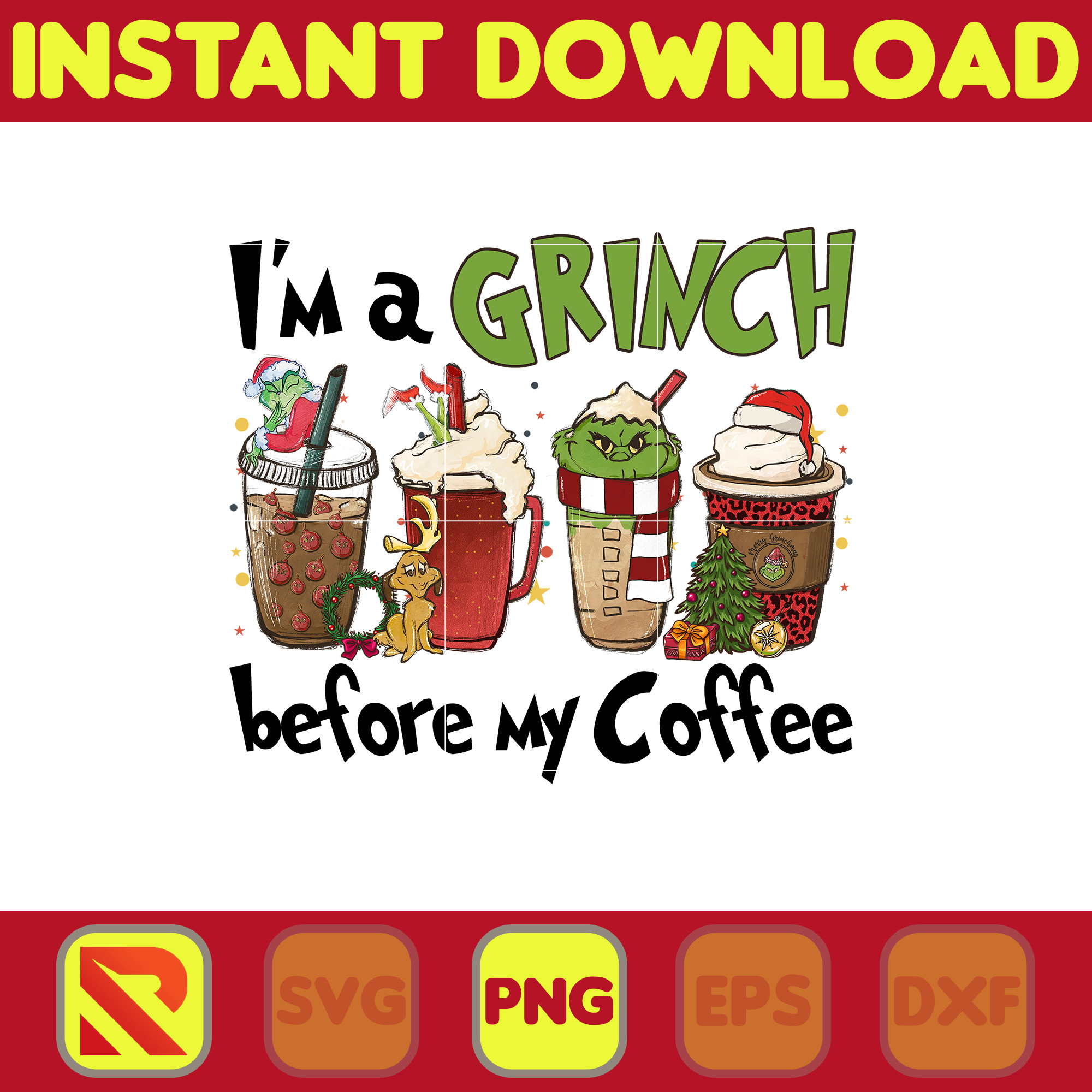 Design Christmas Movie Png, Grinch Png, Grinch Tumbler PNG, | Inspire Uplift