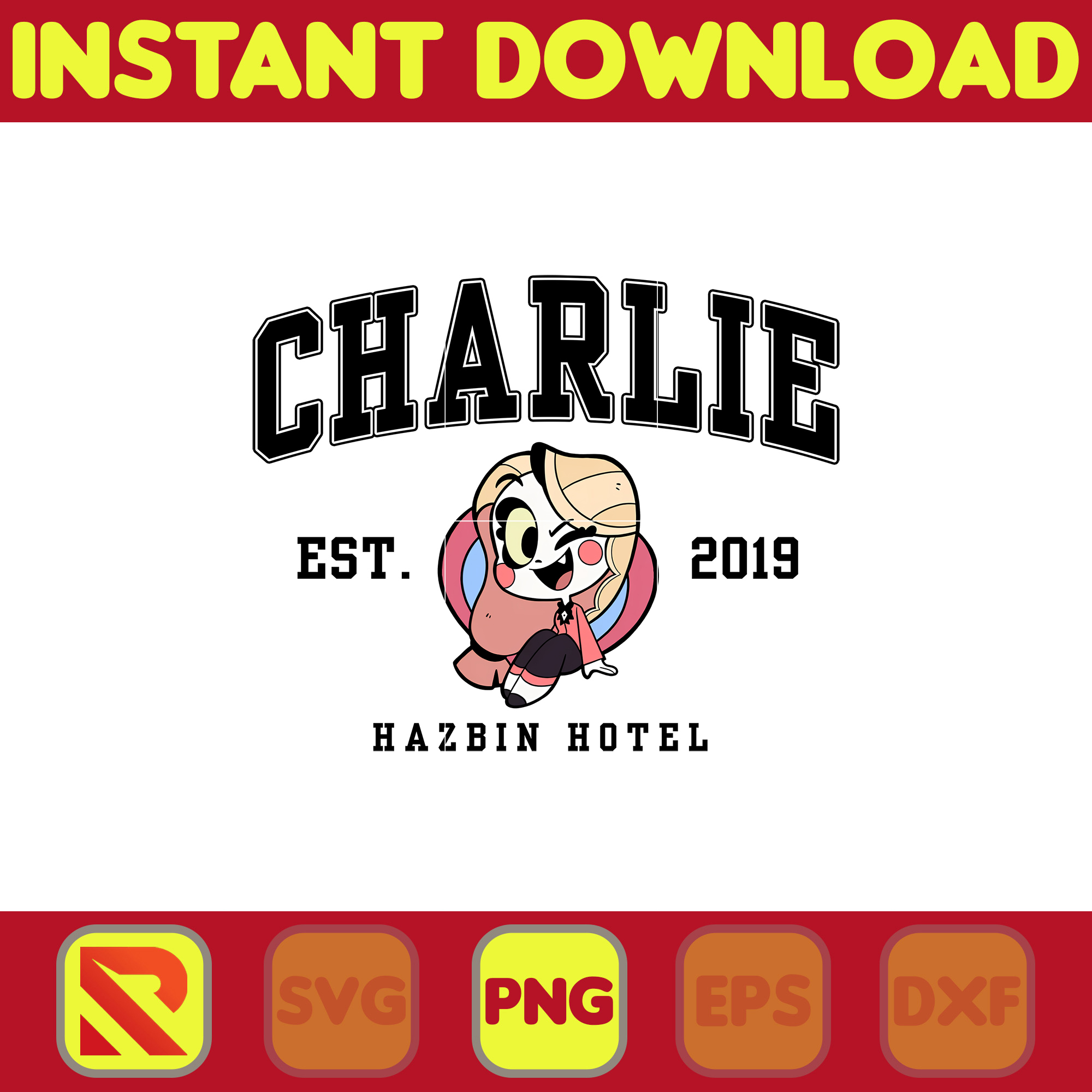 Charlie Est.2019 Png, Hazbin Hotel Png, Hazbin Hotel Cartoon | Inspire ...