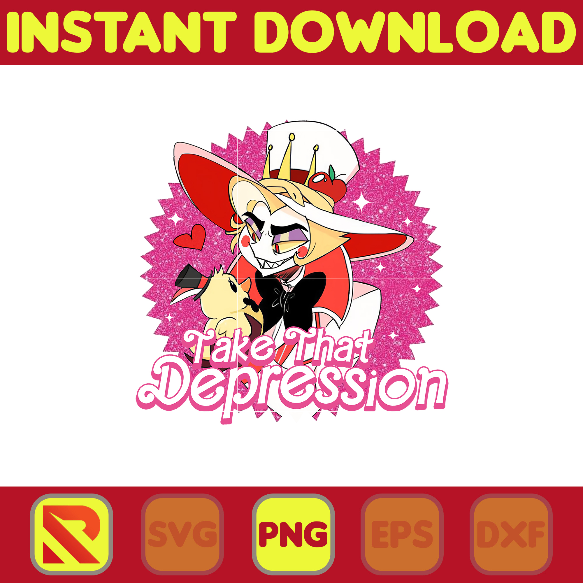 Hazbin Hotel Lucifer Morningstar Cute Png, Helluva Boss Luci | Inspire ...