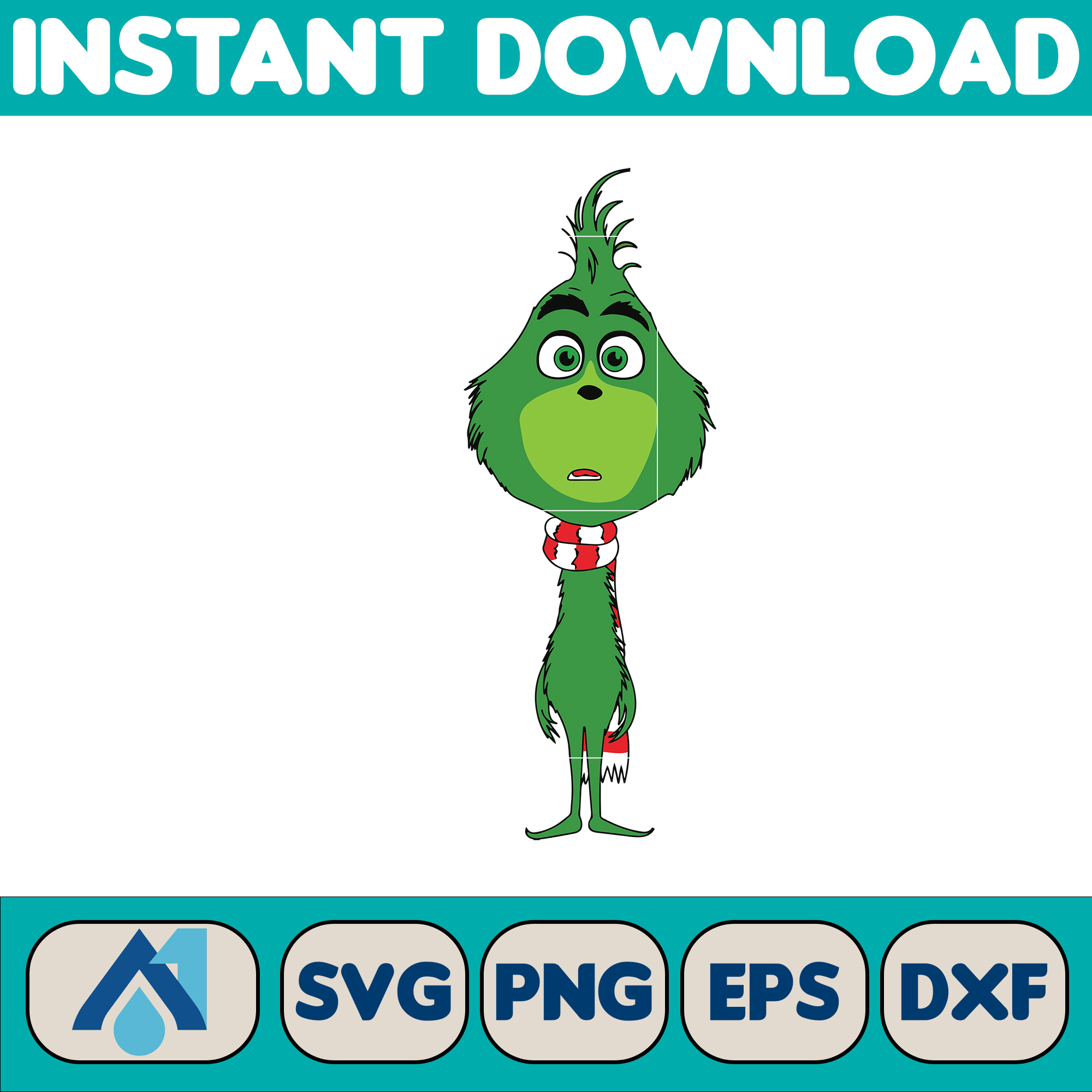 The Grinch Svg, Grinch Christmas Svg, Grinch Clipart Files, | Inspire ...