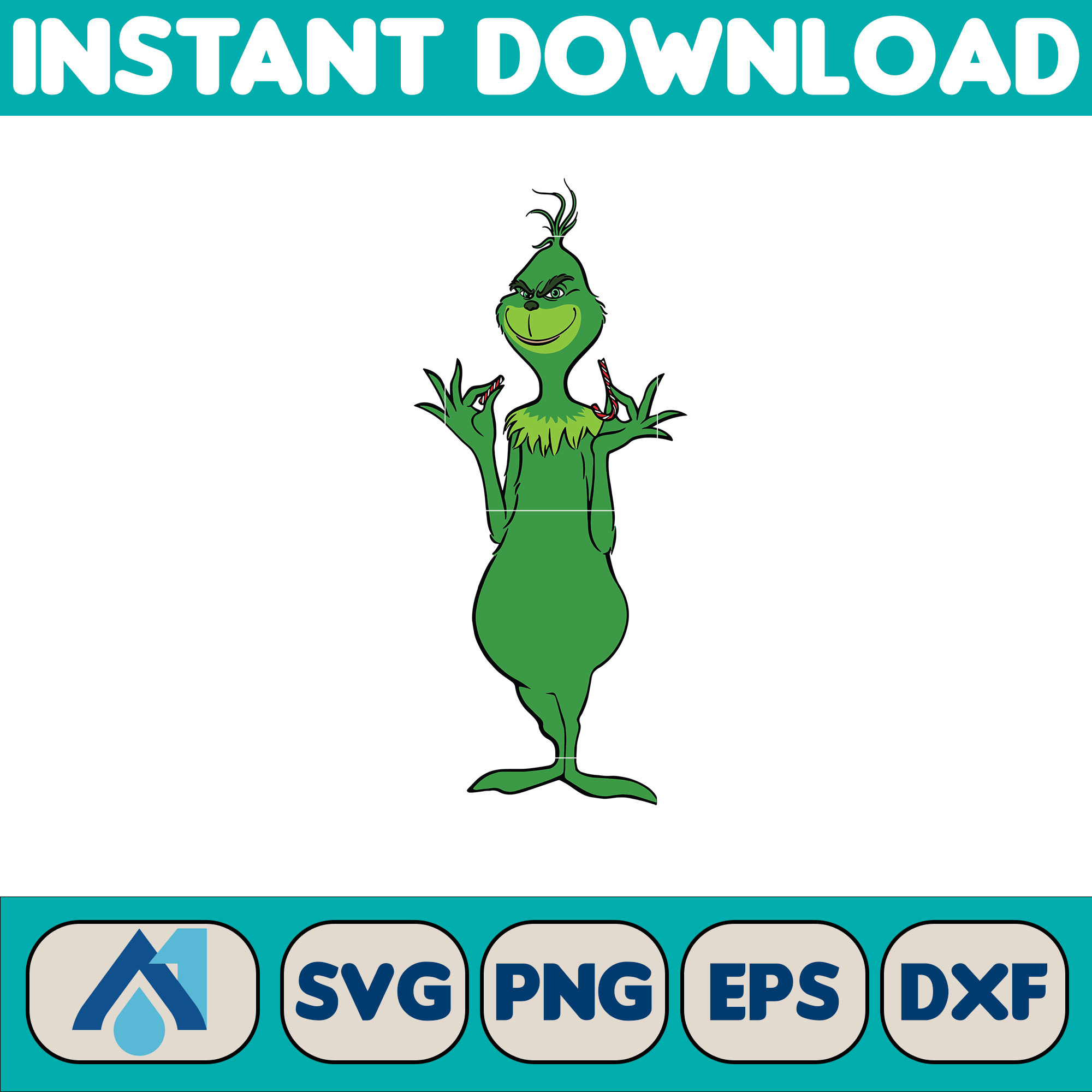 The Grinch Svg, Grinch Christmas Svg, Grinch Clipart Files, | Inspire ...