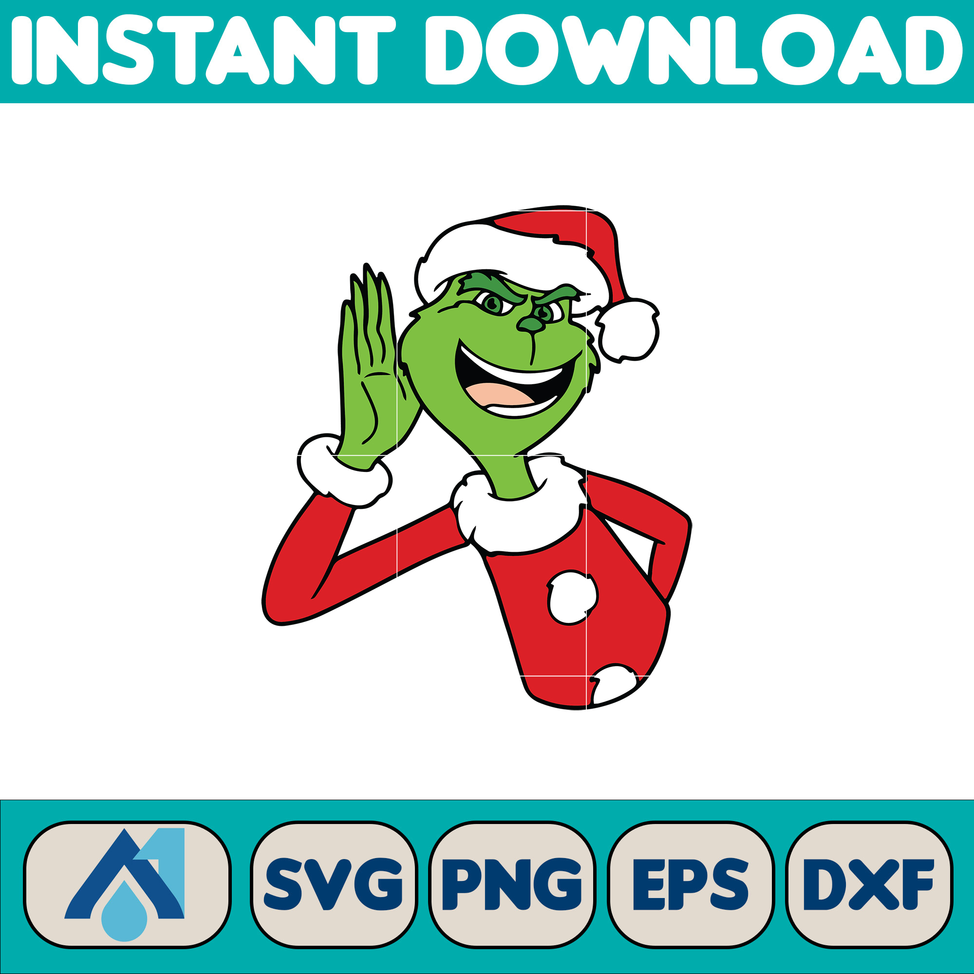 The Grinch Svg, Grinch Christmas Svg, Grinch Clipart Files, | Inspire ...