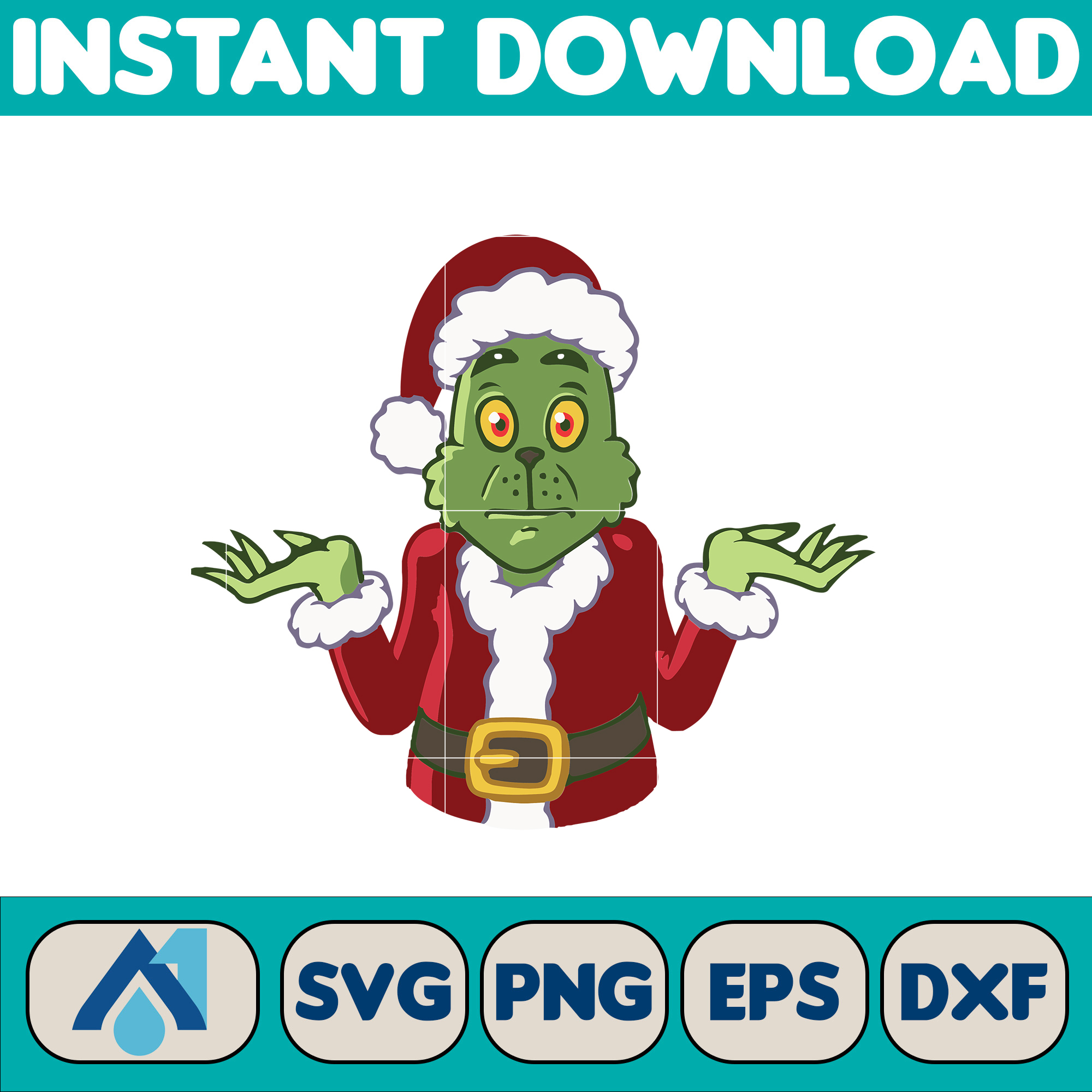 The Grinch Svg, Grinch Christmas Svg, Grinch Clipart Files, | Inspire ...