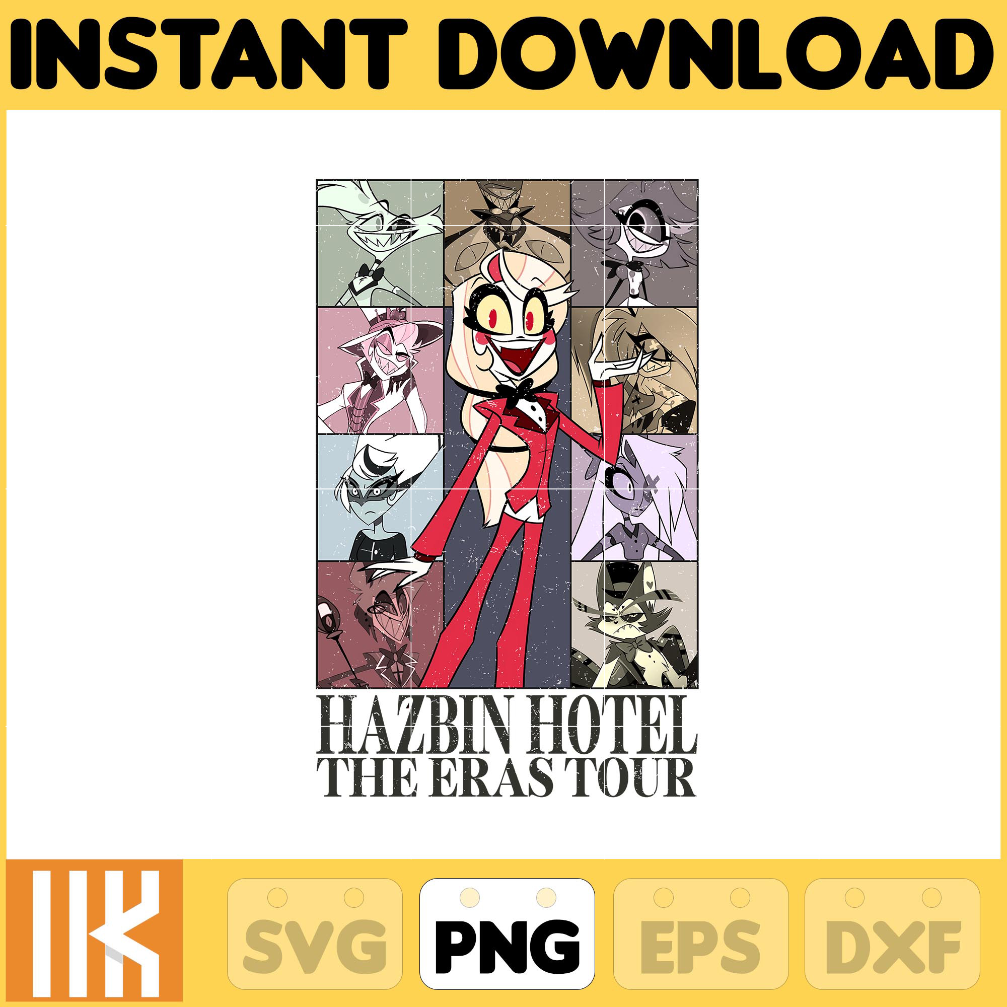Hazbin Hotel Eras Tour Png, Cute Chibi Hotel Characters Png, | Inspire ...