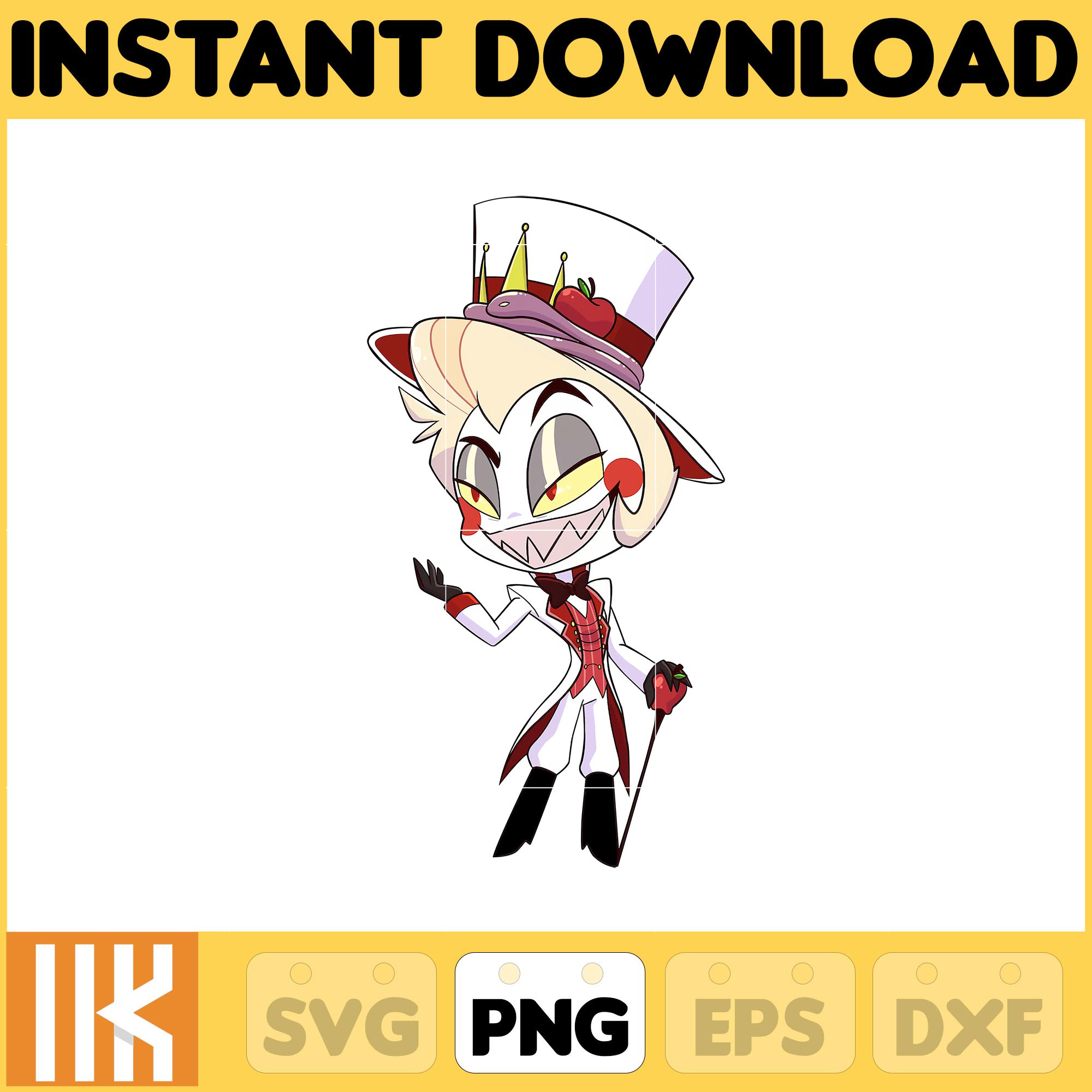 Hazbin Hotel Lucifer Png, Cute Chibi Hotel Characters Png, H | Inspire ...
